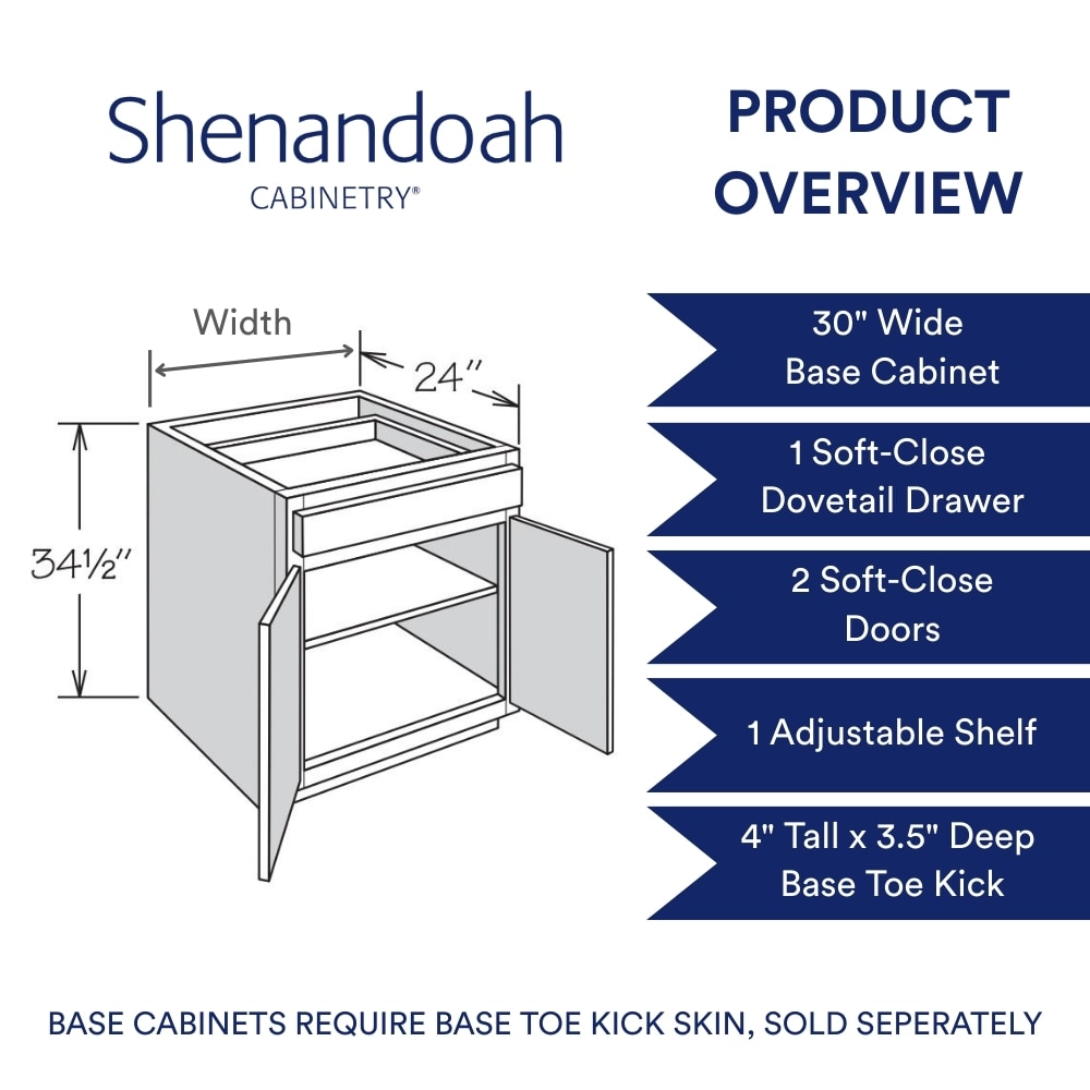Shenandoah Glasson 30-in W x 34.5-in H x 24-in D Sage Painted Base ...