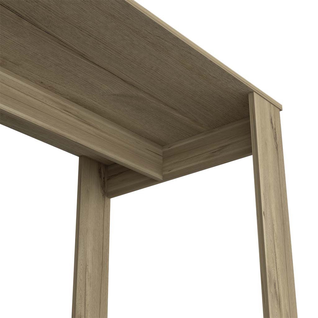 Misopily Writing Desk Light Oak 47.2 inch Wide Workstation with Sturdy ...