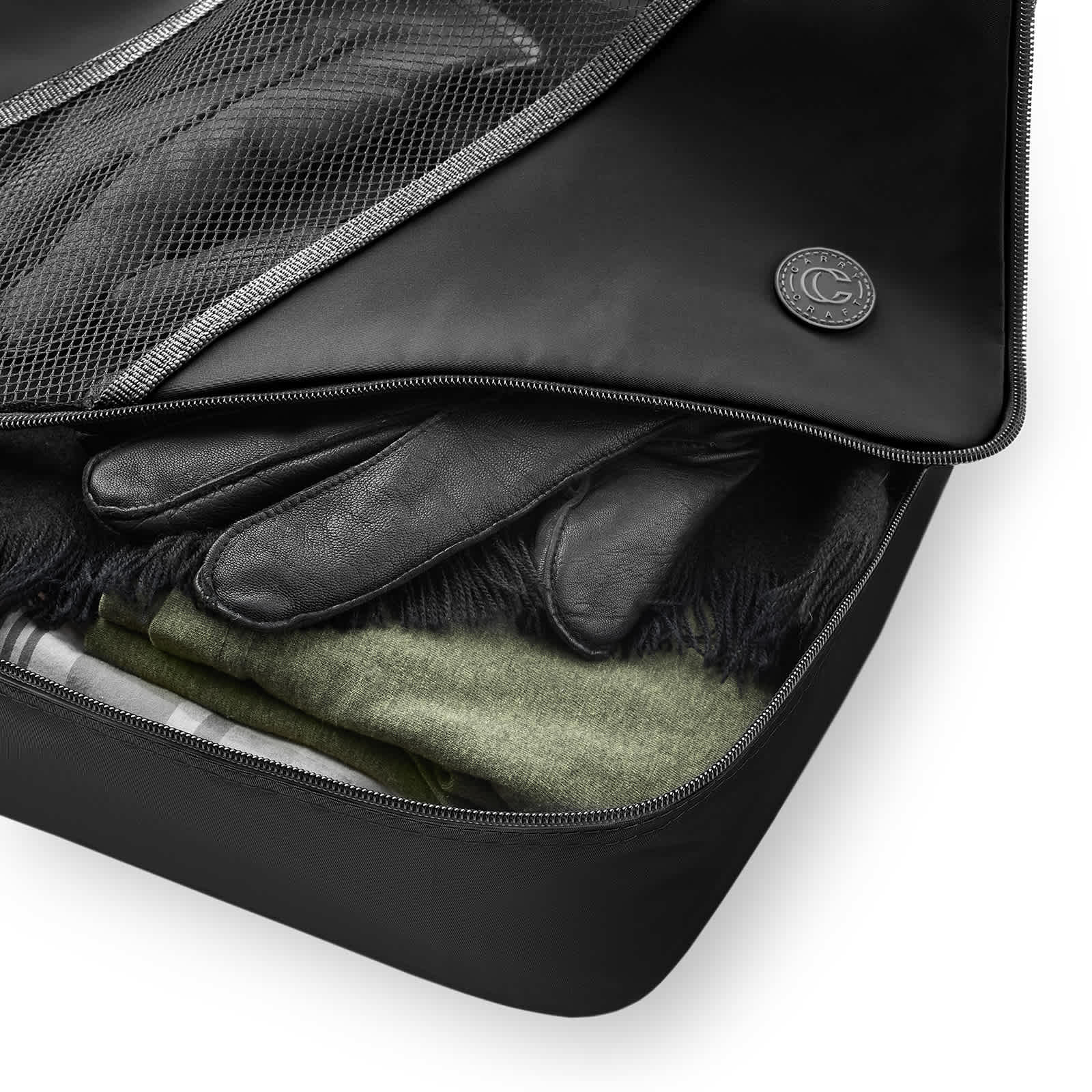 Carry Craft 3pc Packing Cube Set - Luggage Carry On Suitcase Organizers ...