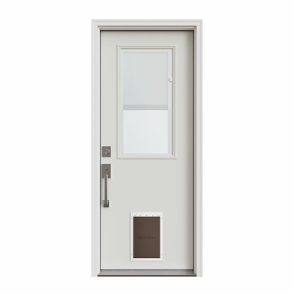 Masonite Steel Primed Residential Front Door in the Front Doors ...