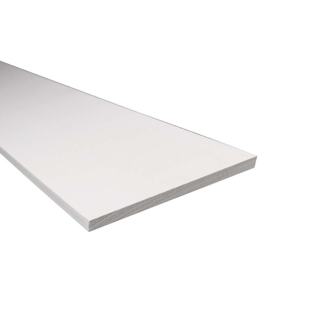 18-ft Reversible (Smooth/Wood grain) PVC Trim Board in the PVC Trim ...