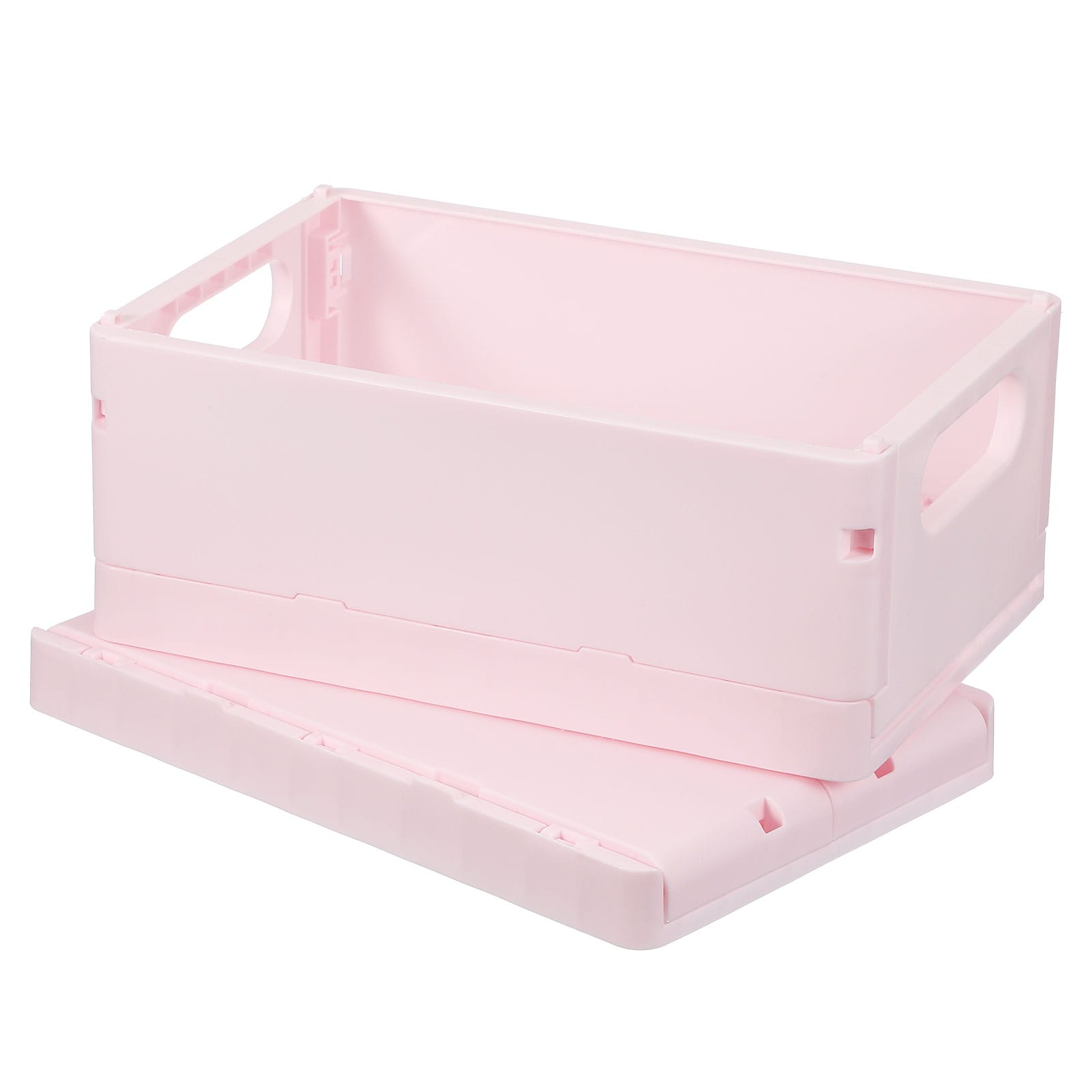 Unique Bargains 2pcs Small Plastic Storage Baskets 9.8 x 6.6 x 3.9inch ...