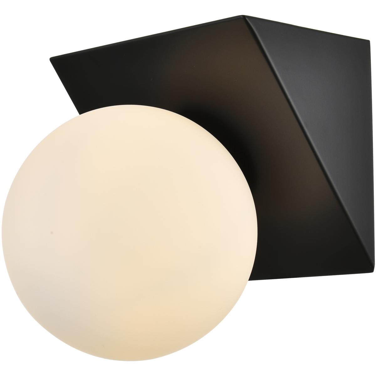Elegant Lighting Living District LD7304W7BLK Jillian 1 Light 7 inch ...