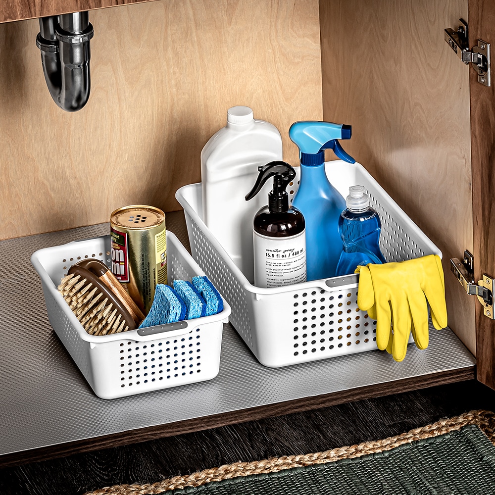 Plastic baskets for kitchen store