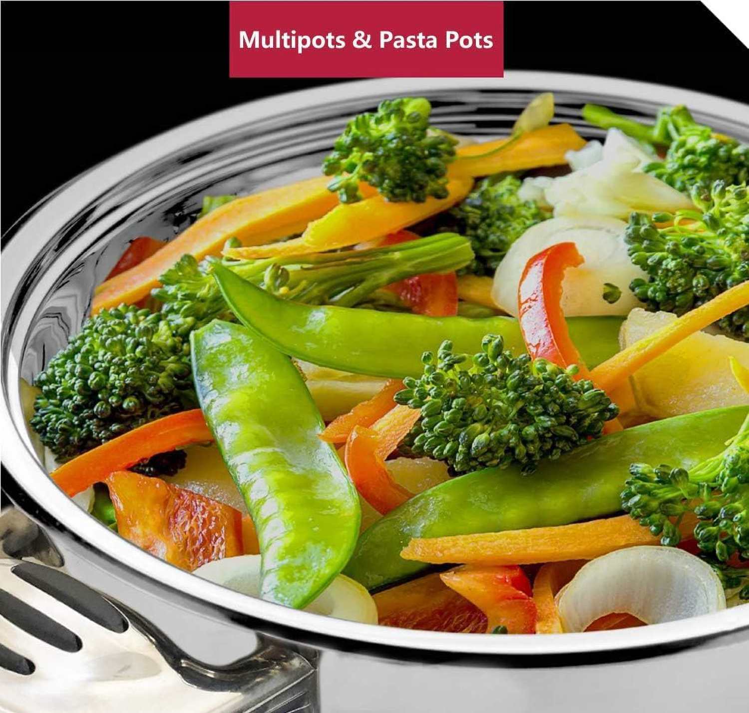 Etokfoks 6QT Deep Fryer Set Stainless Steel Deep Fry Basket and 3-Ply ...