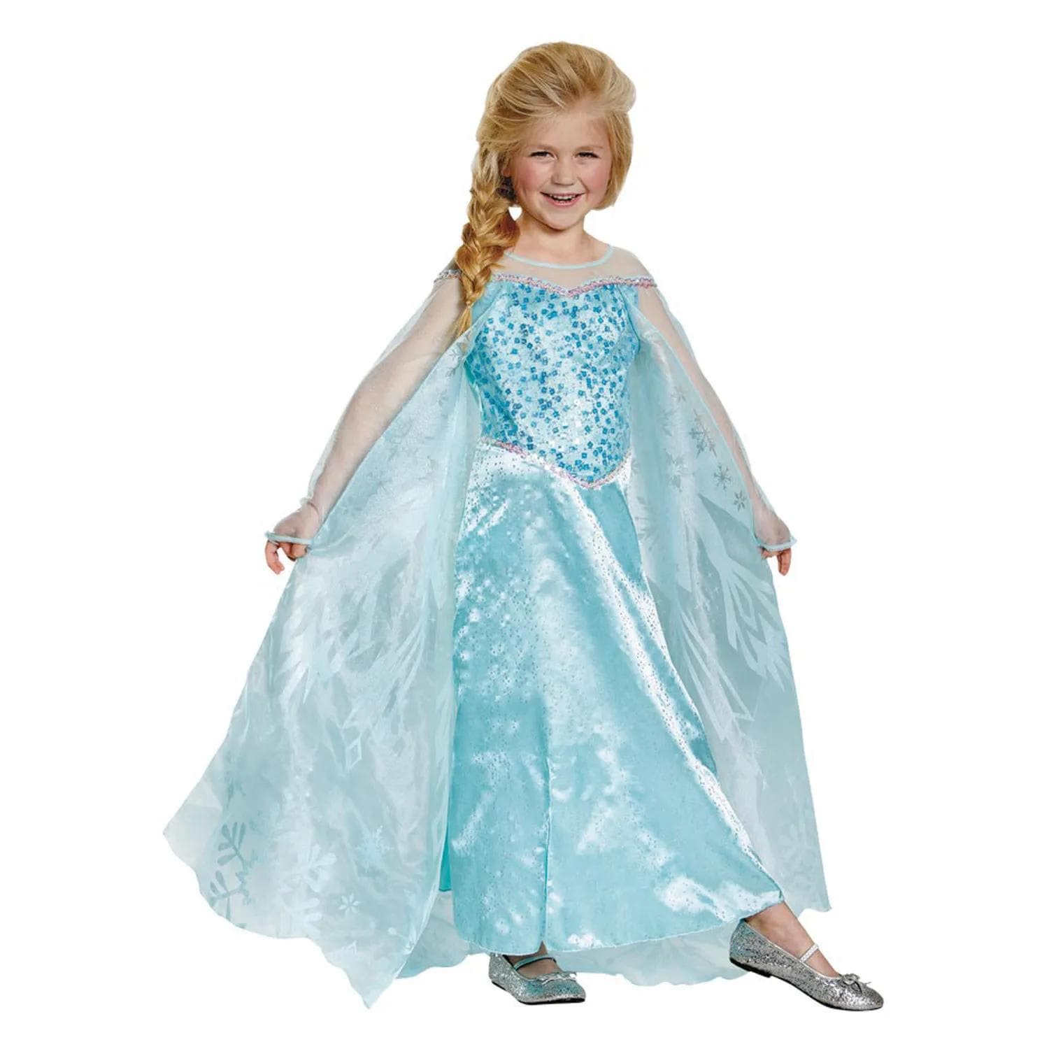 Disguise Girl's Prestige Disney Frozen Elsa Costume - Small at Lowes.com