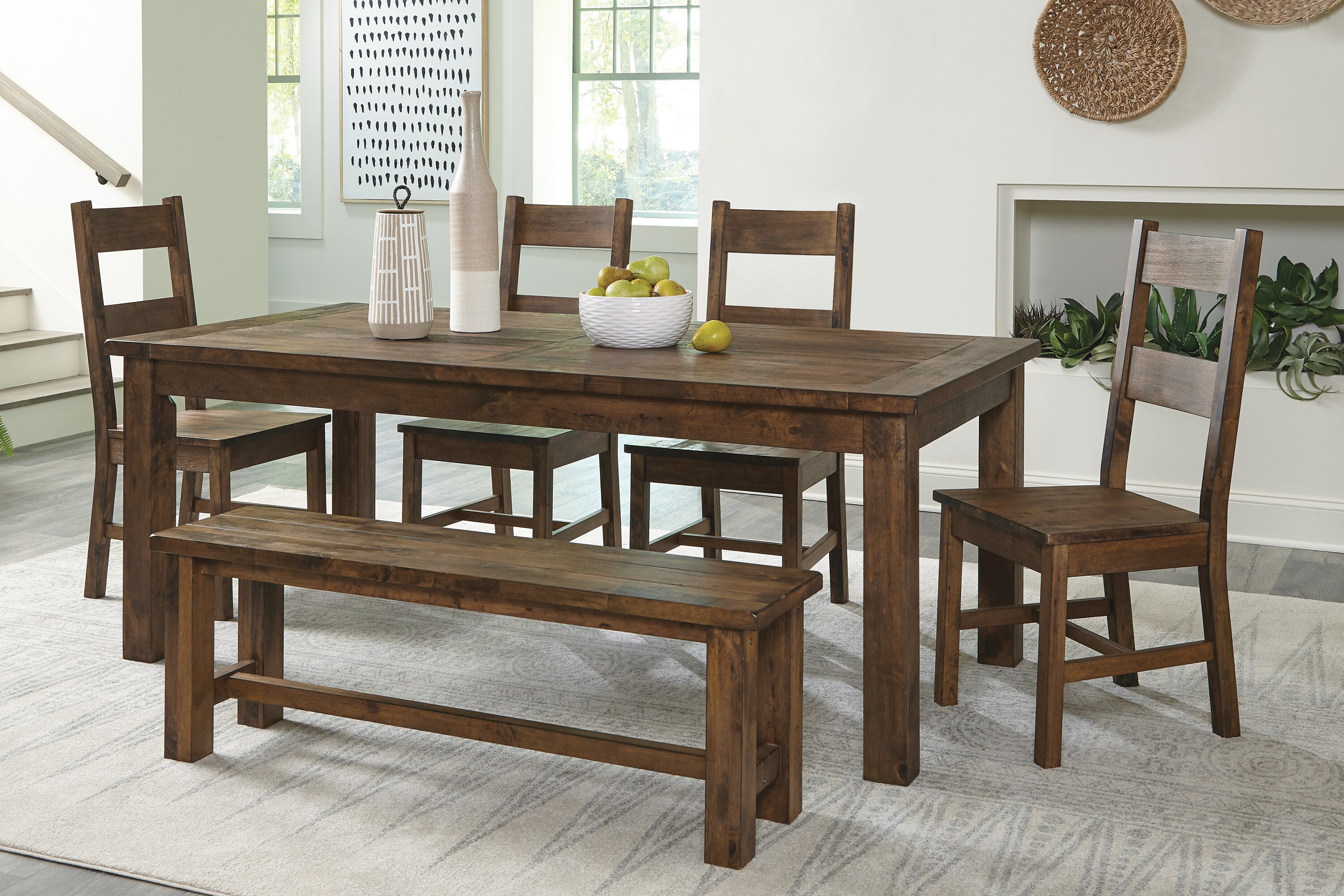 Blisstyle Classic Transitional Design Dining Chairs Set of 2 Solid ...