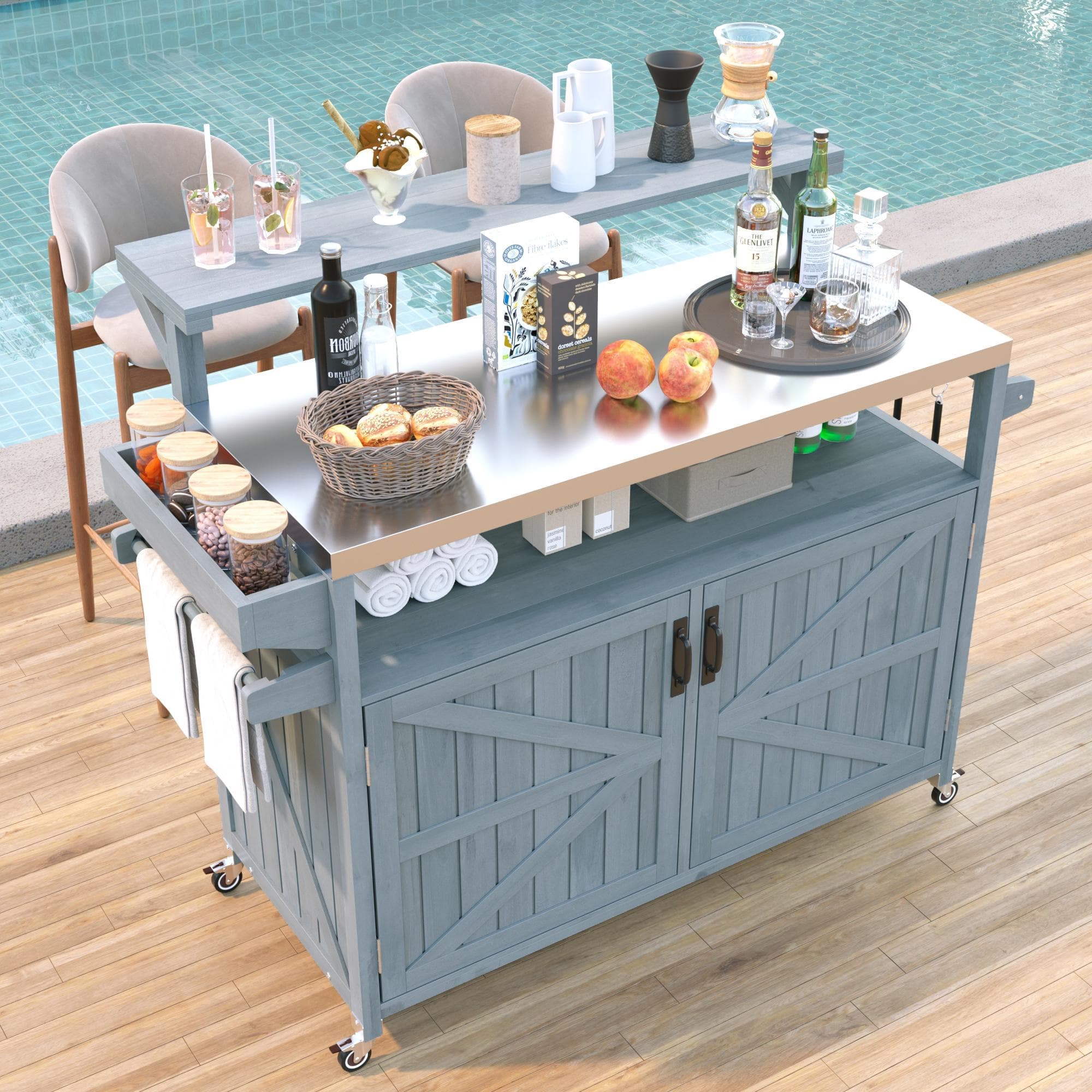 Wine Storage 27-Inch-Wide Kitchen Islands & Carts at Lowes.com