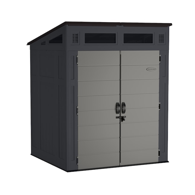 Suncast 6-ft x 6-ft Lean-to Resin Storage Shed (Floor Included) at ... Suncast 6-ft x 6-ft Lean-to Resin Storage Shed (Floor Included) at ...