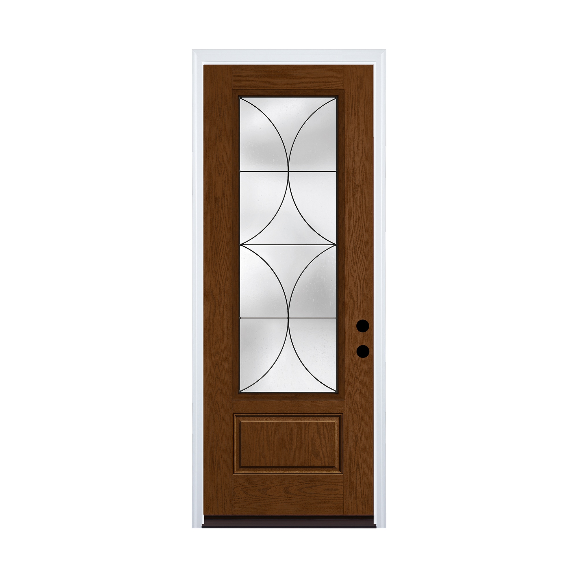 Therma-Tru Latitude 36-in x 96-in x 4-9/16-in Fiberglass Left-hand ...