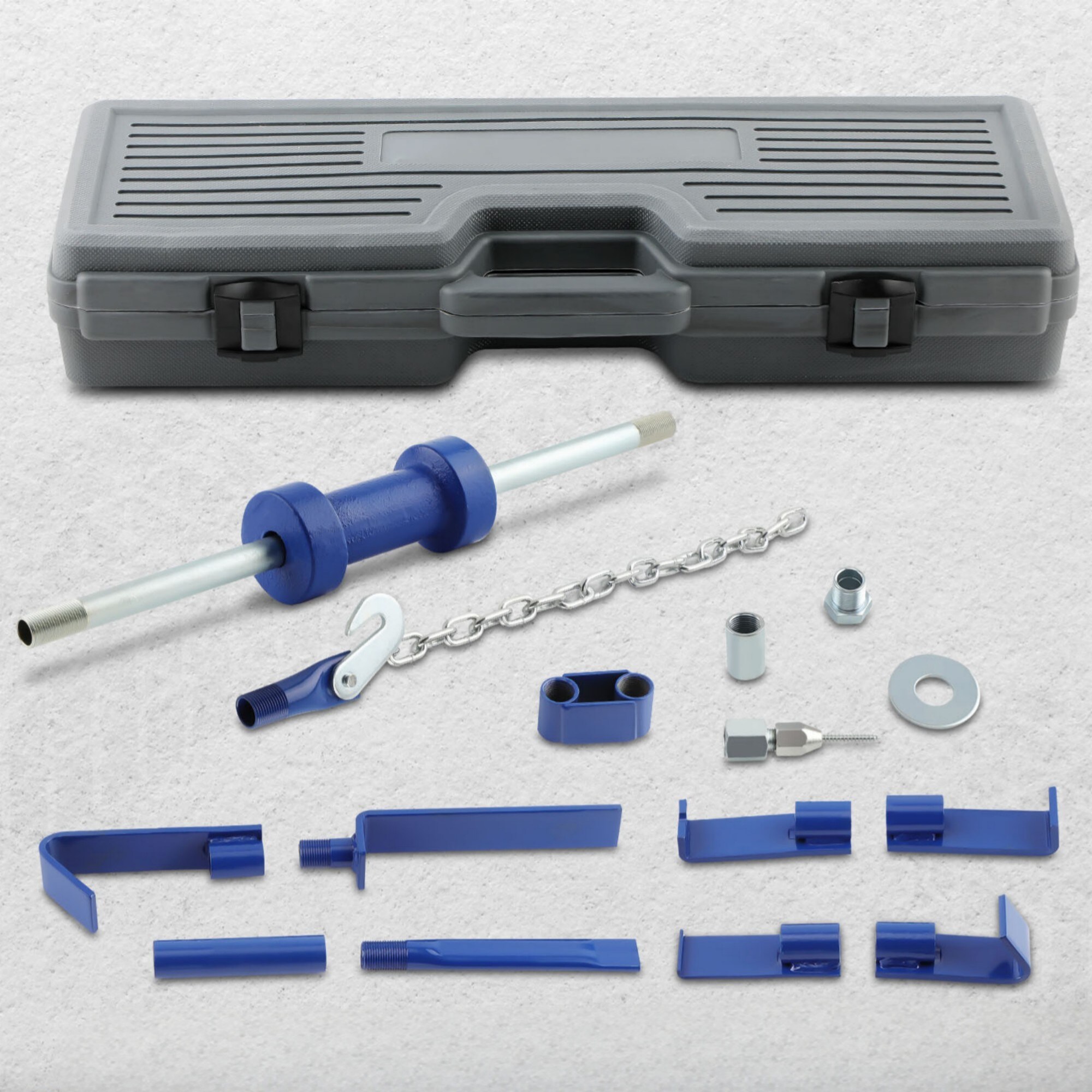 Numhew 10pc Slide Hammer Dent Puller Kit Heavy Duty Steel Auto Body ...