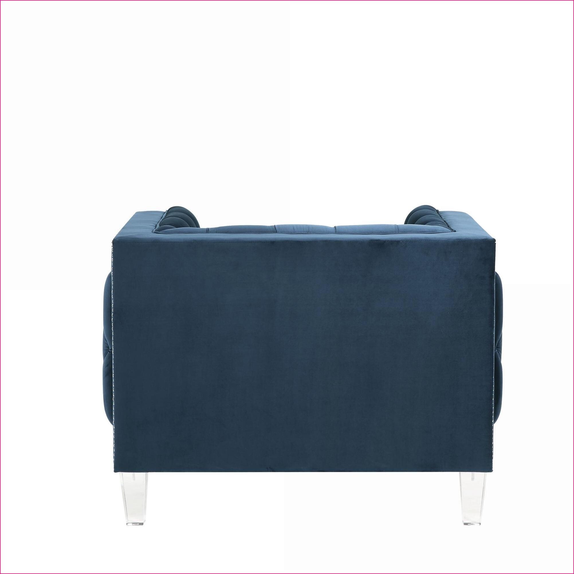 Watnature Ansario Royal Blue Velvet Upholstered Accent Chair ...
