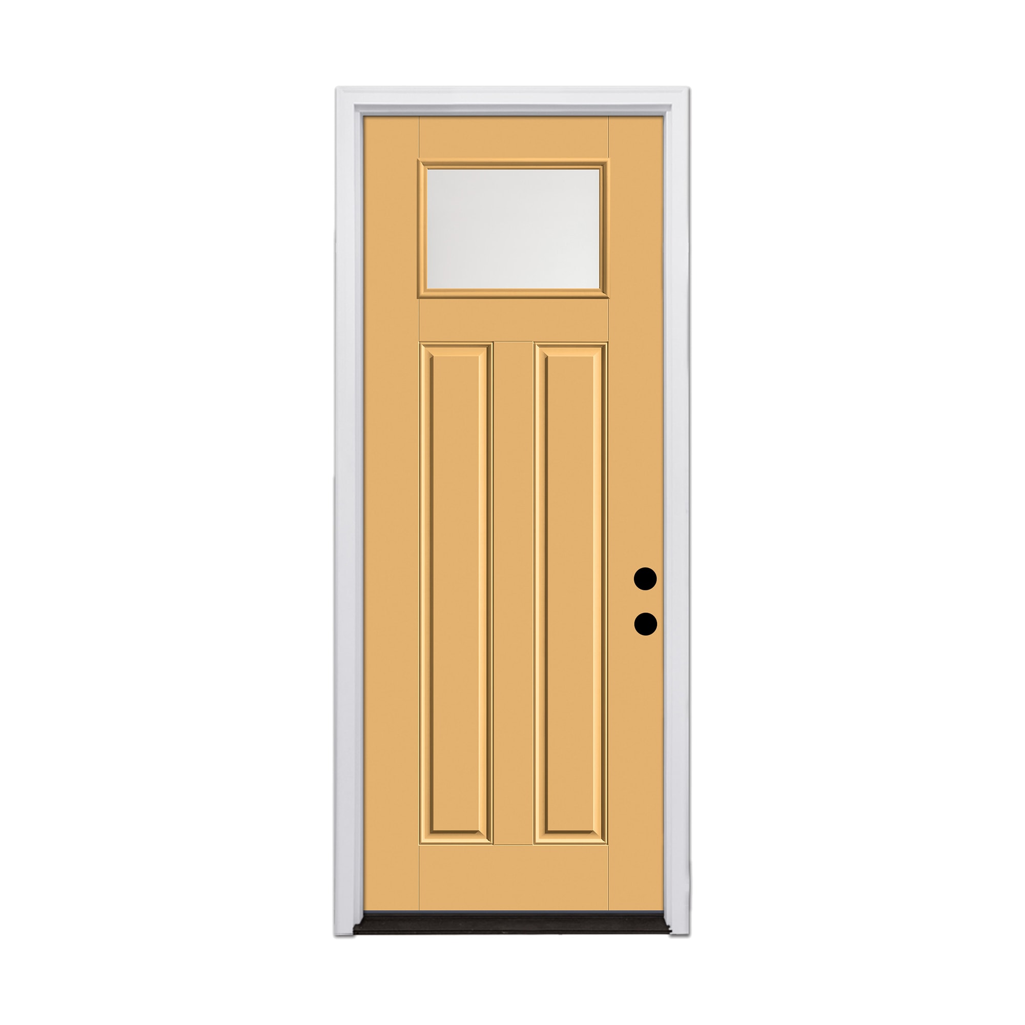 Therma-Tru 36-in x 96-in x 4-9/16-in Fiberglass 1/4 lite Left-hand ...