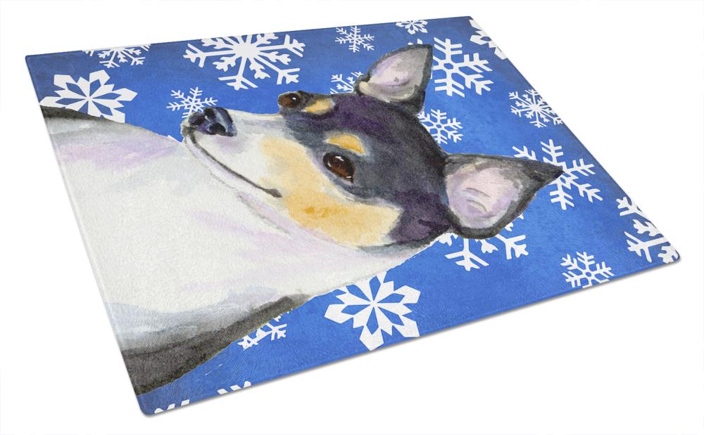 Caroline's Treasures Winter Snowflakes 11.25-in L x 15.75-in W Glass ...