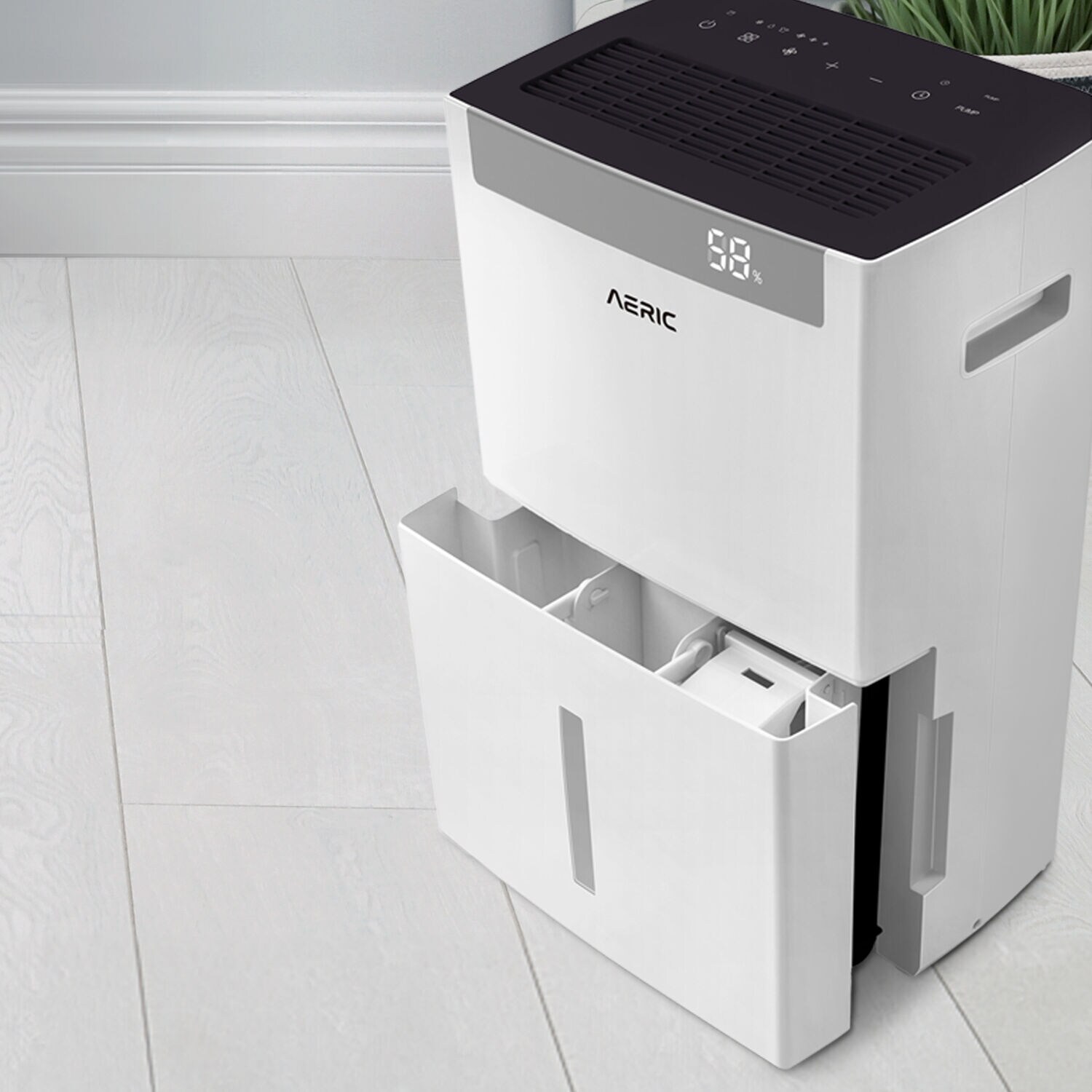 Aeric 50-Pint 3-Speed Dehumidifier ENERGY STAR (For Rooms 3001+ Sq ft ...