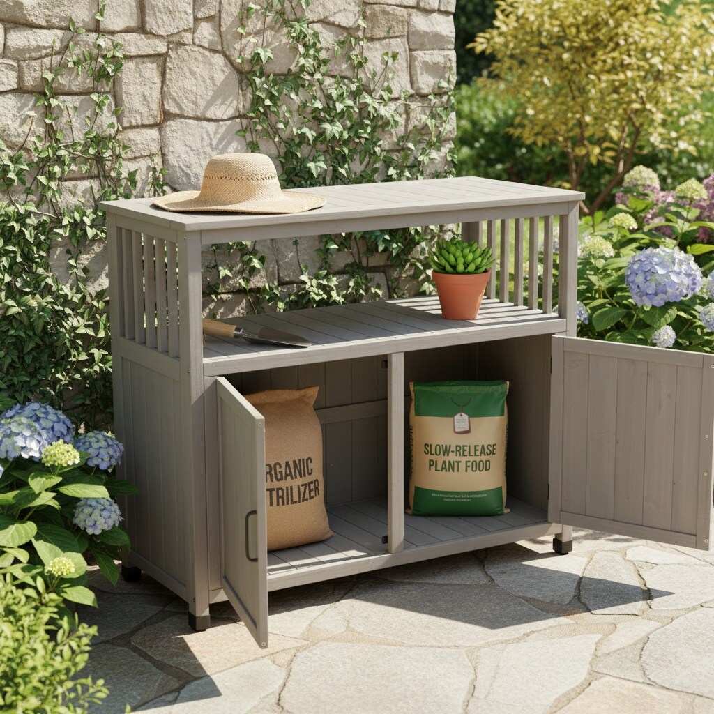 Blisstyle Wooden Patio Bar Table Set with Storage Buffet Cabinet ...