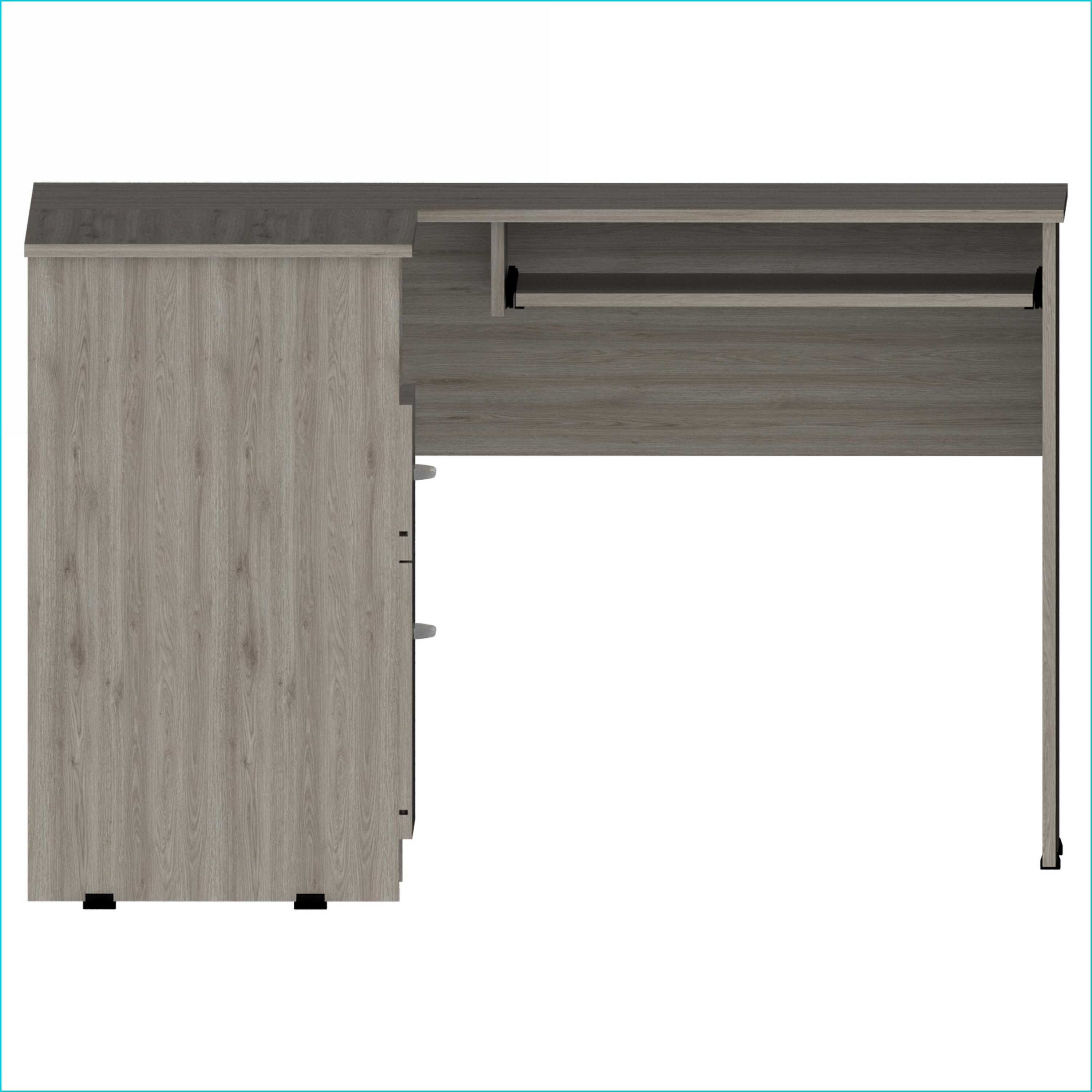 SunJet Desks L Shaped Home Office Desk with Drawers Shelf and CPU ...