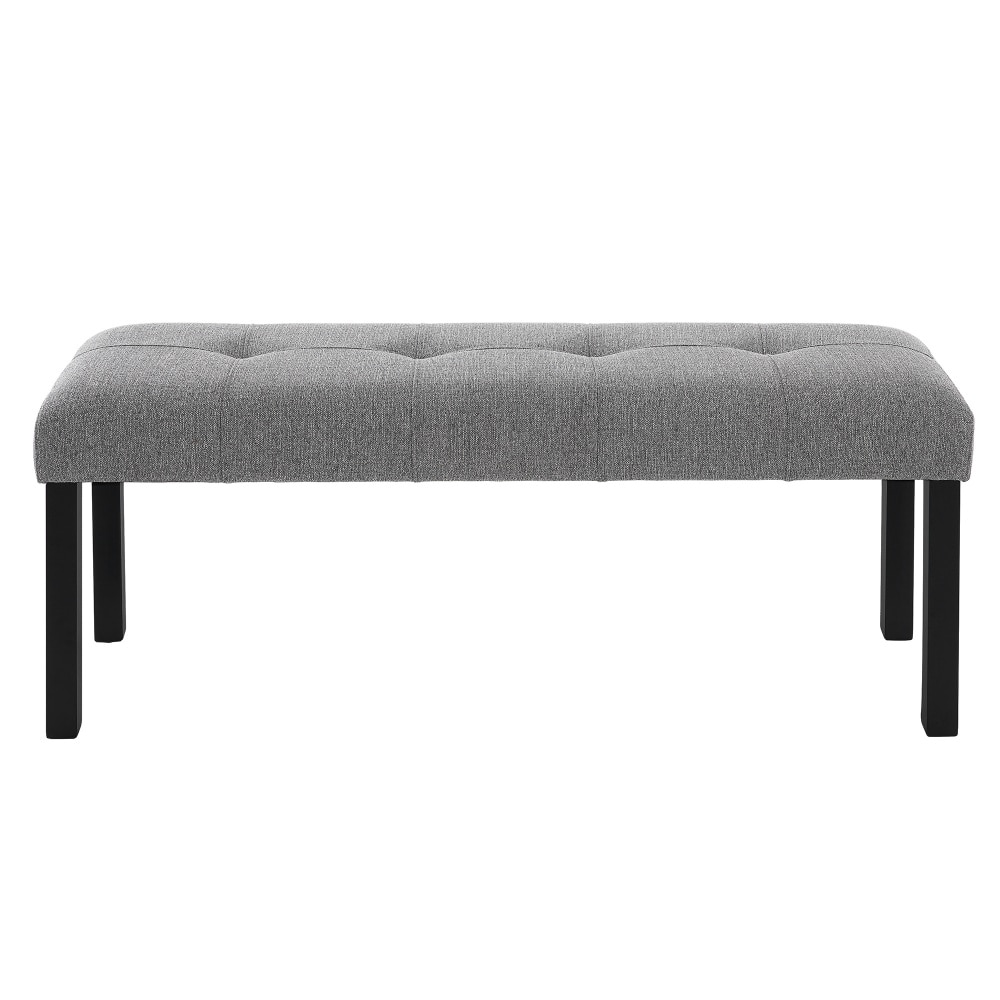 Lycvki Casual Gray Storage Bench with Storage 47.24-in x 14.37-in x 20. ...