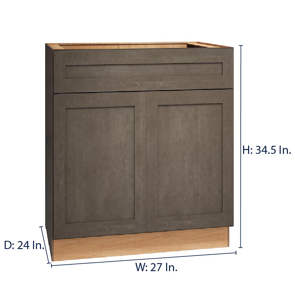 RELIABILT Pinnacle 27-in W x 34.5-in H x 24-in D Stain Base Fully ...