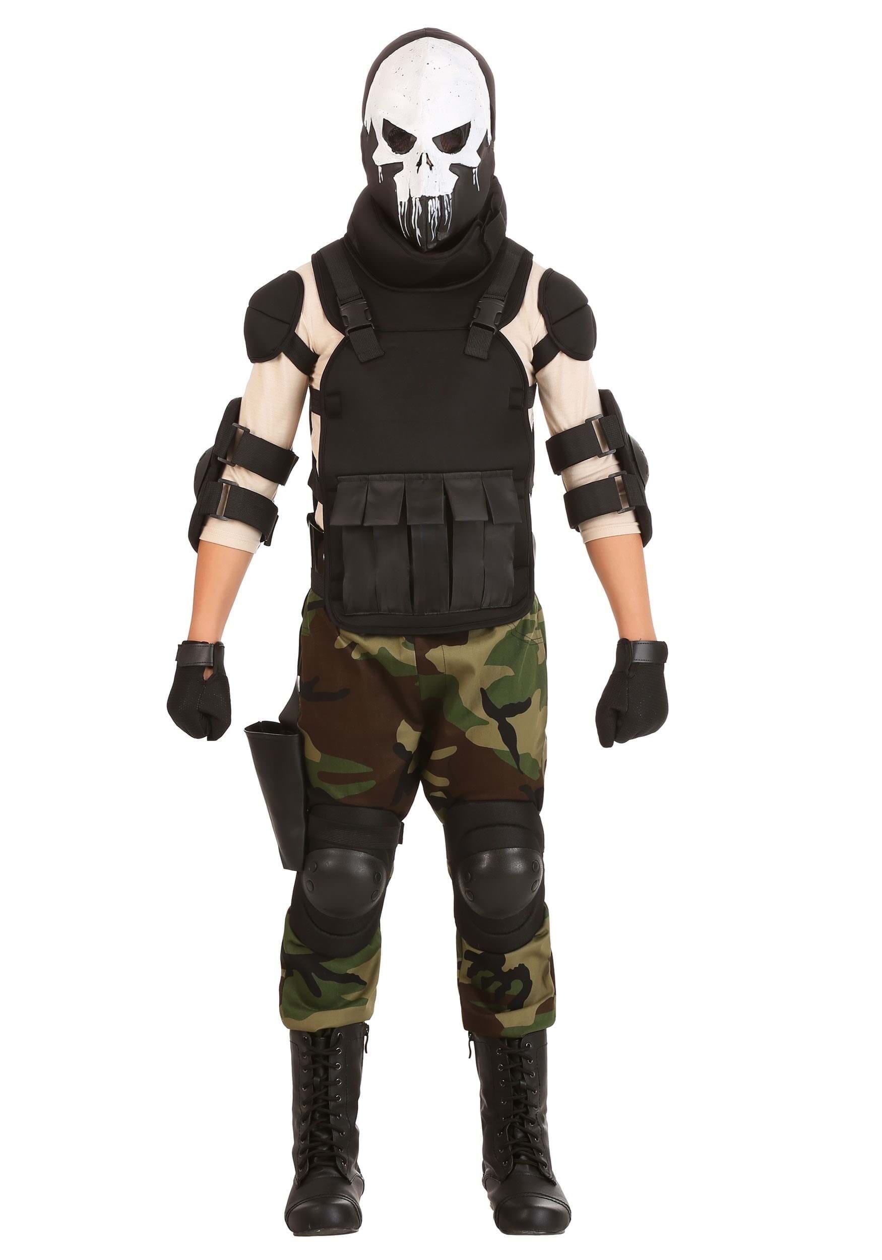 HalloweenCostumes.com FUN Costumes Skull Military Man Costume for Boys ...