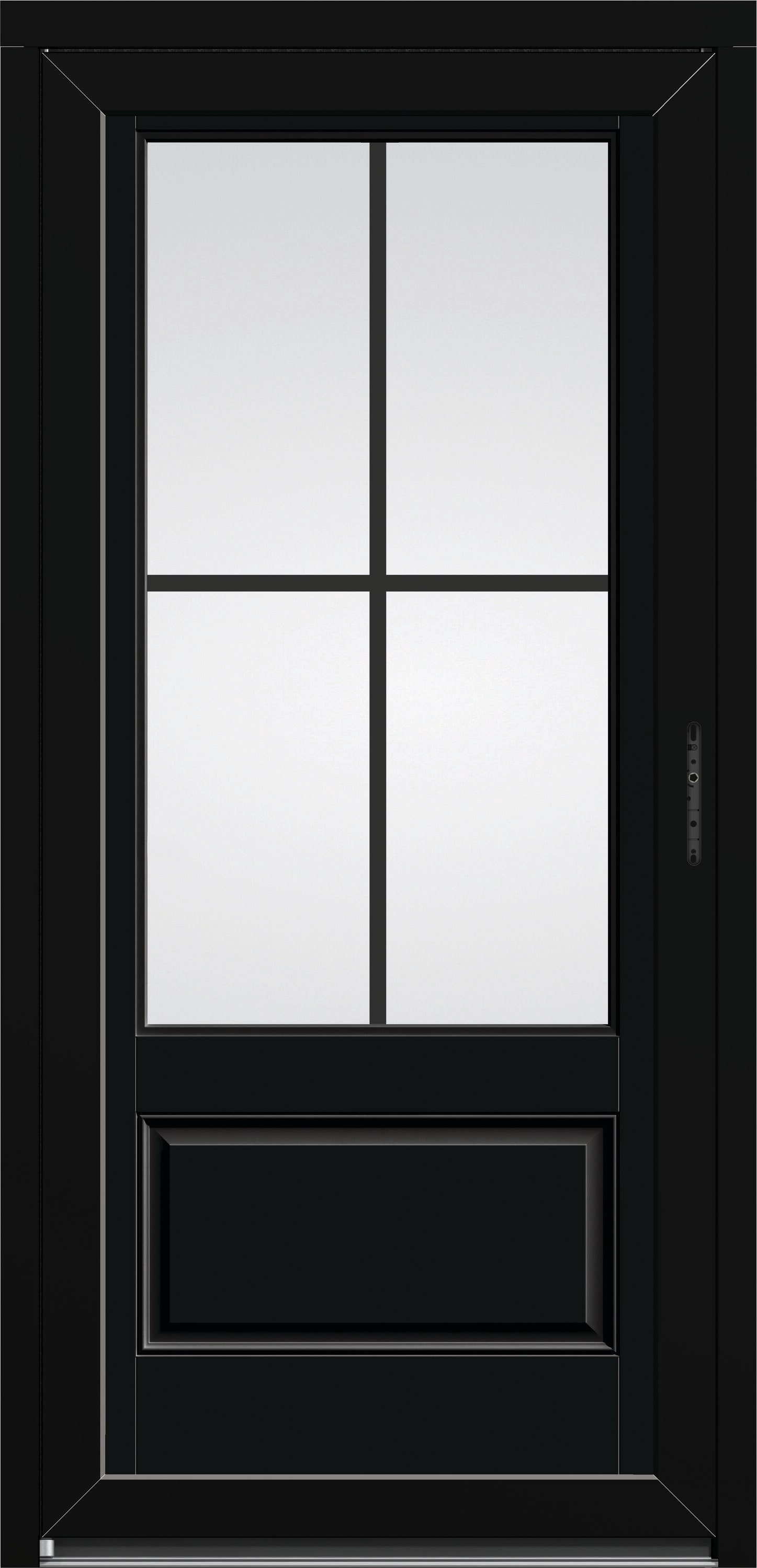 Therma-Tru Impressions Integrated Storm Door 36-in x 80-in x 6-9/16-in ...