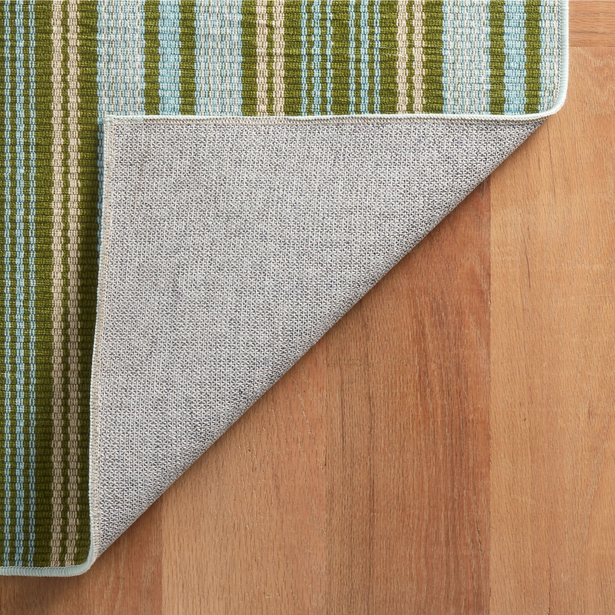 DASH & ALBERT Caravan 6 x 9 Stripe Machine Washable Rug in the Rugs ...