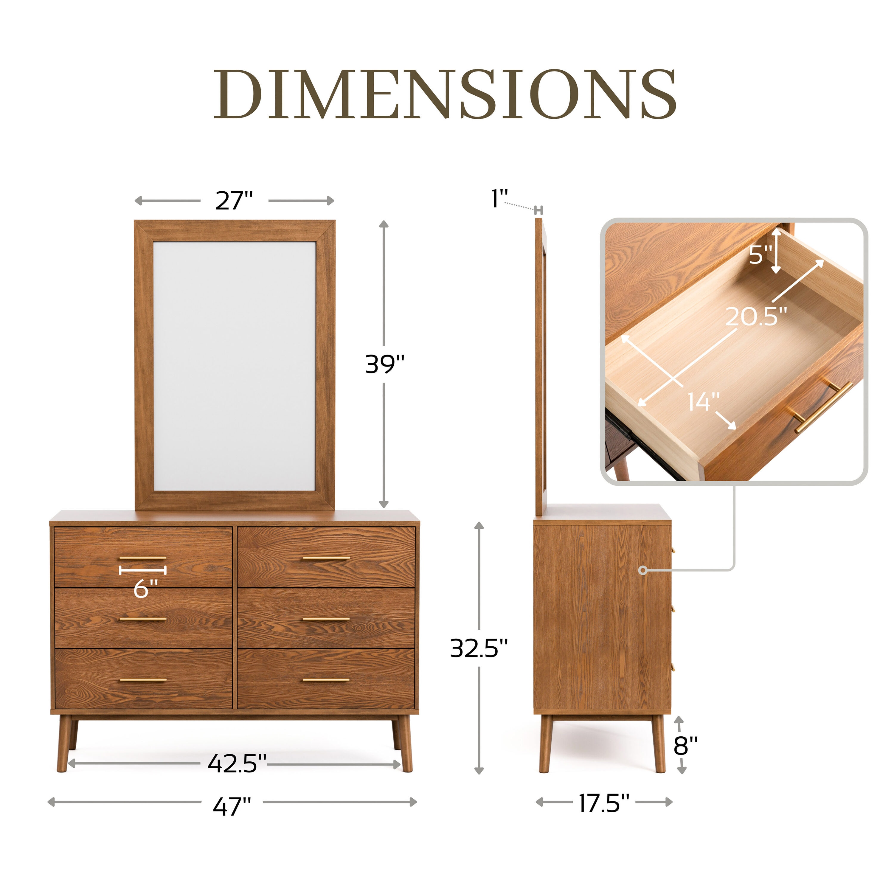 Furniture of America Riverstone Walnut King Bedroom Set in the Bedroom ...