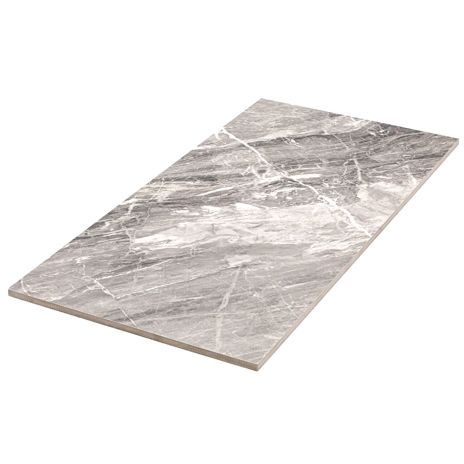 Daltile Famed Glamour 12-in x 24-in Matte Porcelain Marble look Floor ...