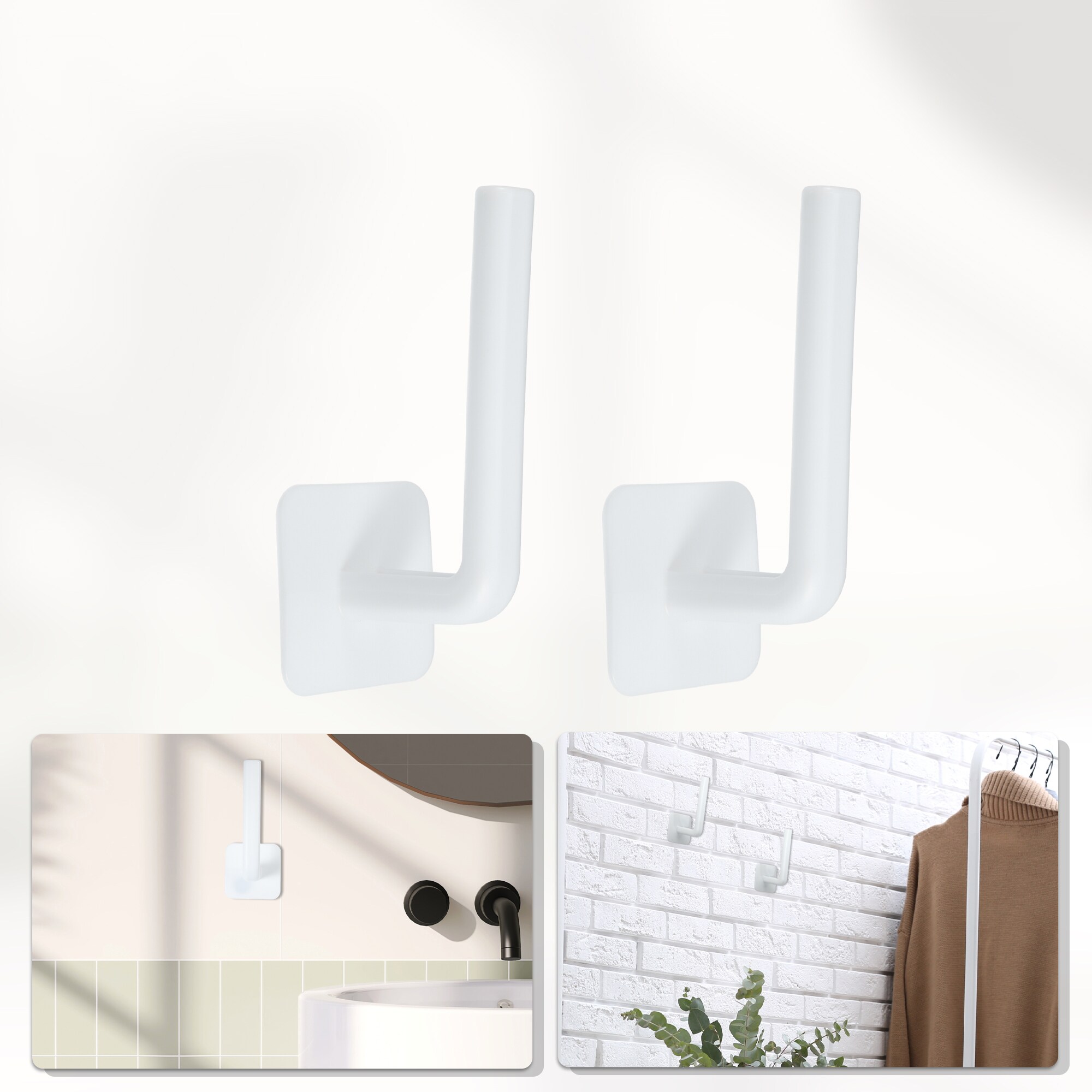 Unique Bargains 2pcs Baseball Hat Hooks Adhesive Hat Organizer Hanger ...