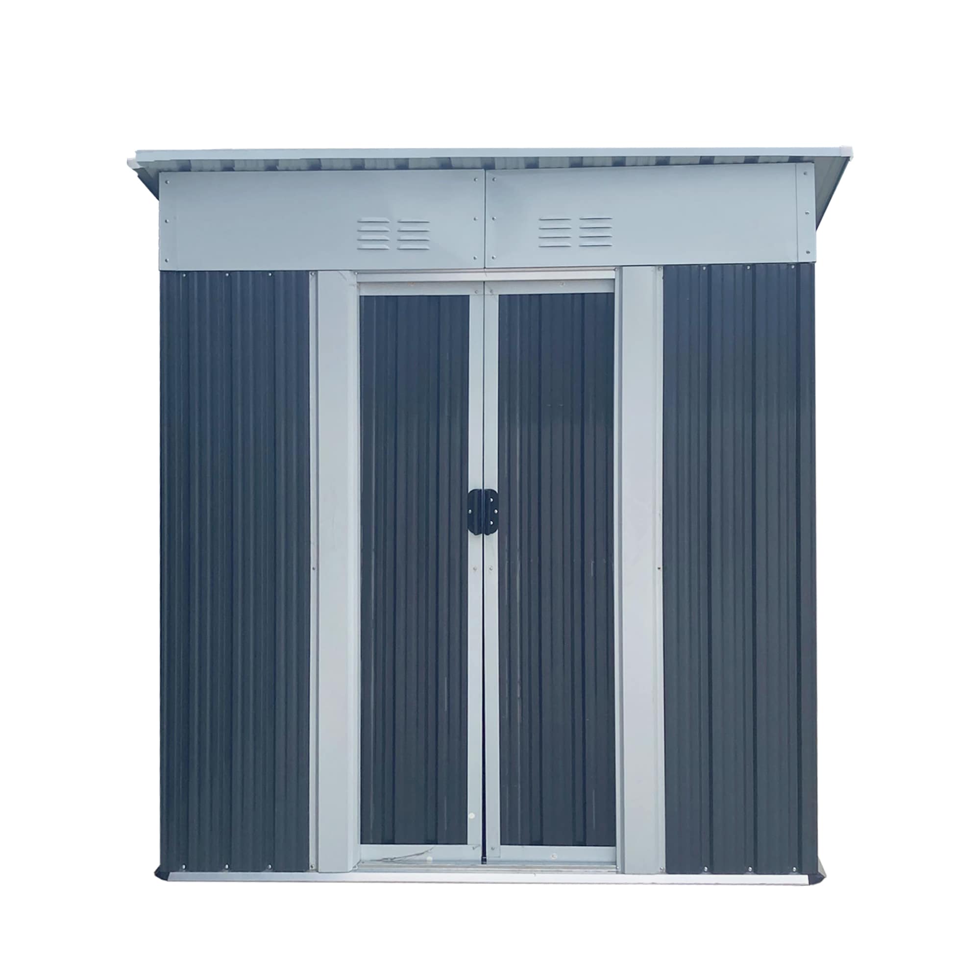 Maocao Hoom 5FTx3FT Pent Roof Grey Outdoor Tool Bike Storage Garden ...