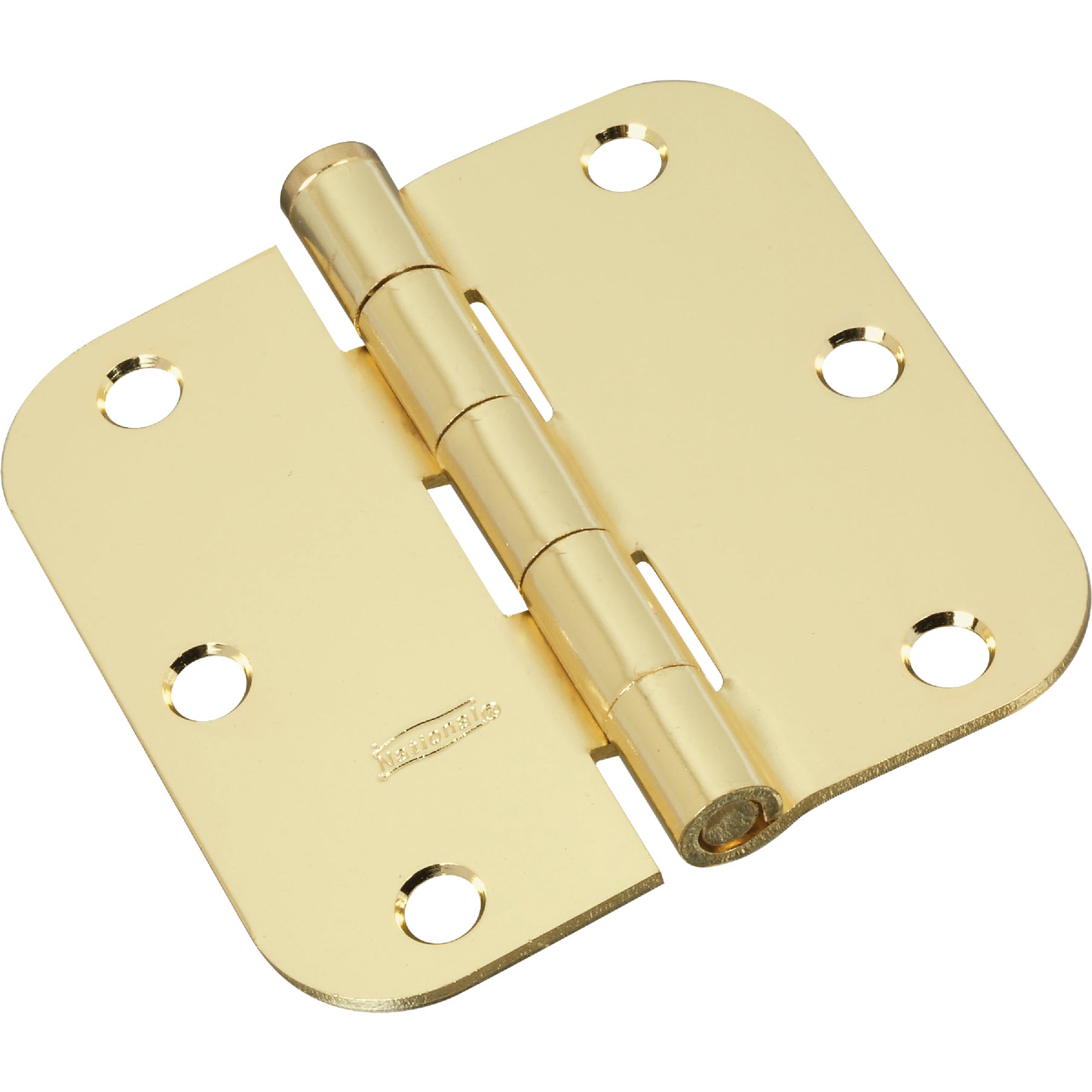 National Hardware National Mfg N830-322 3.5 in Polished Brass Door ...