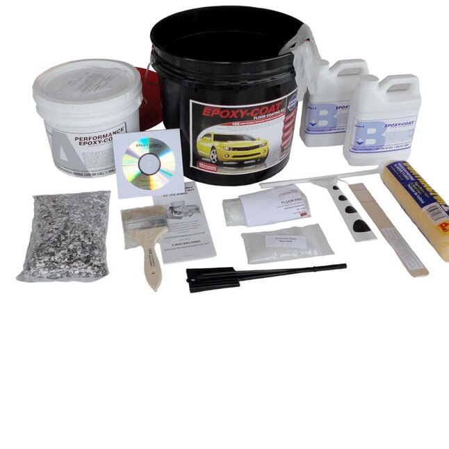 Epoxy-Coat 2-part Safety Yellow High-gloss Concrete and Garage Floor ... Epoxy-Coat 2-part Safety Yellow High-gloss Concrete and Garage Floor ...