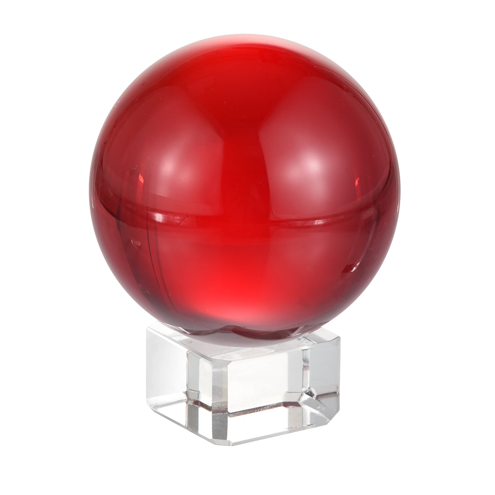 PATIKIL 50mm/2 Inch Crystal Ball 1 Set K9 Crystal Ball Decorative Ball ...