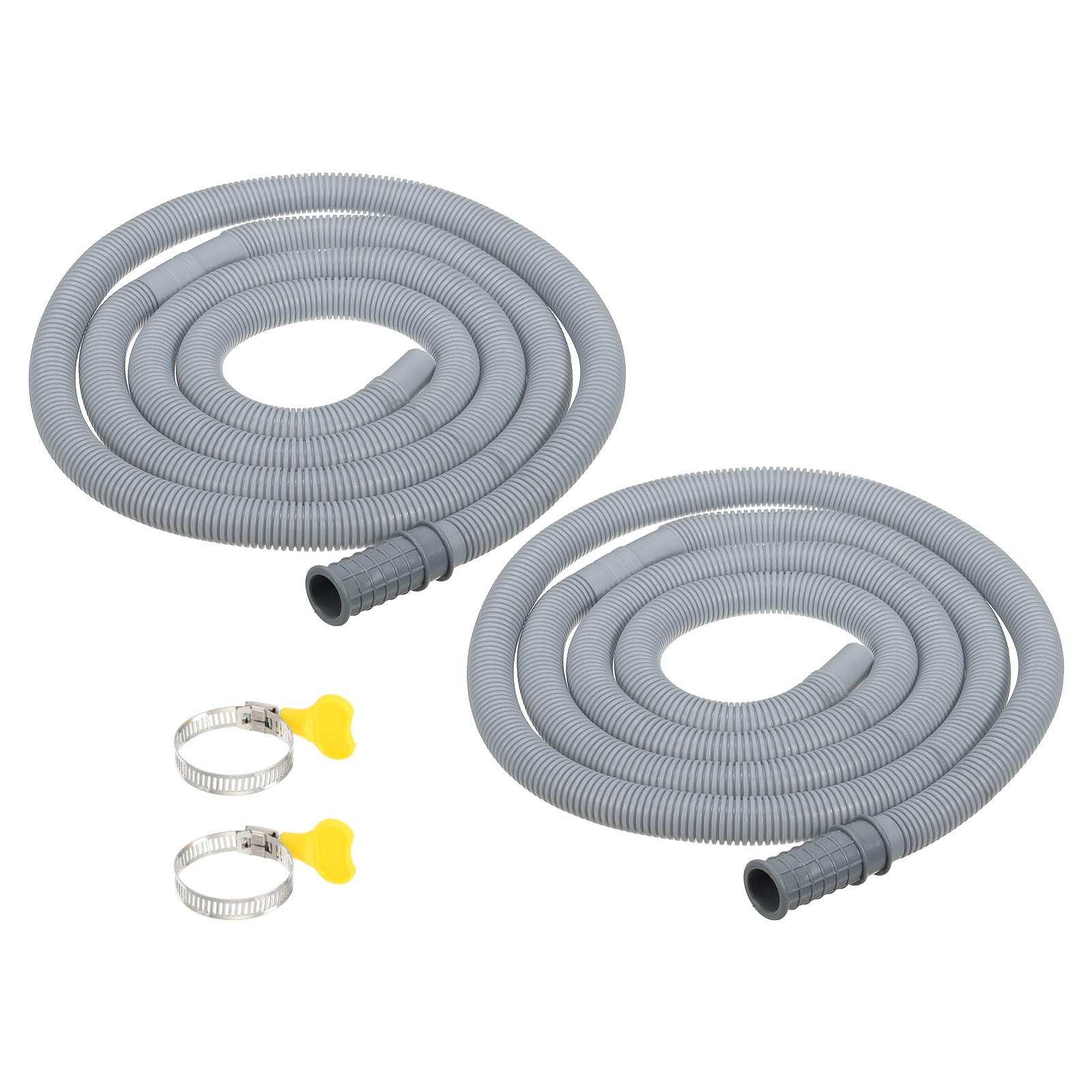 PATIKIL 6.6ft Air Conditioner Drain Kit 2 Sets Universal AC Drain Hose ...