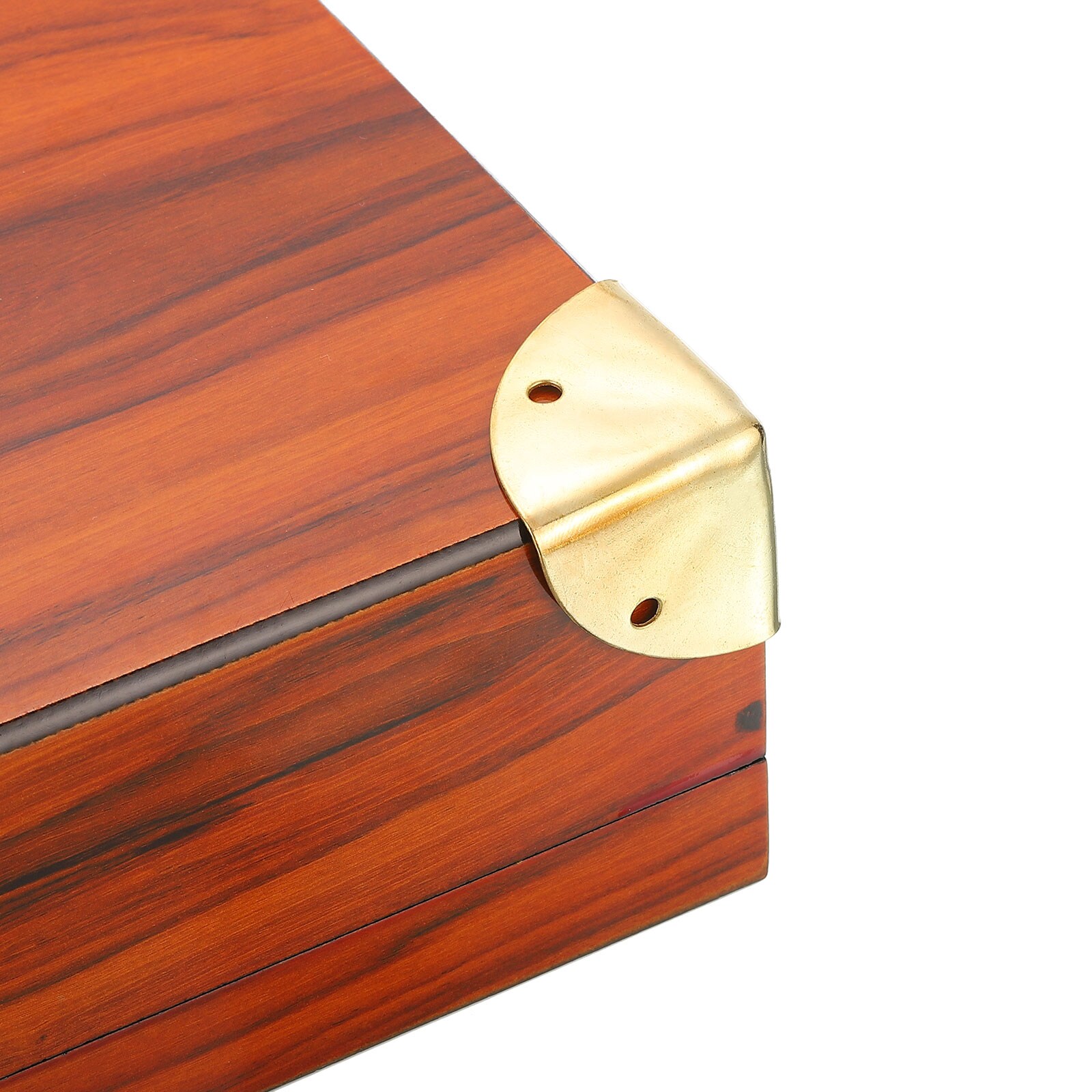 Unique Bargains 8pcs Decorative Box Corner Cover 40mm Metal Edge Guard ...