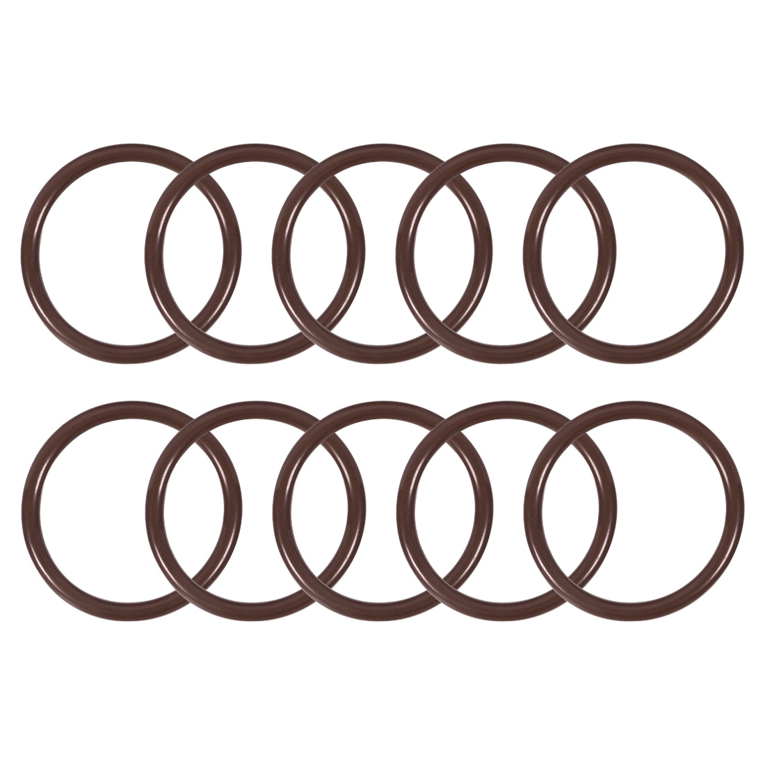 Unique Bargains Fluorine Rubber O-Rings 28mm OD 23mm ID 2.5mm Width ...