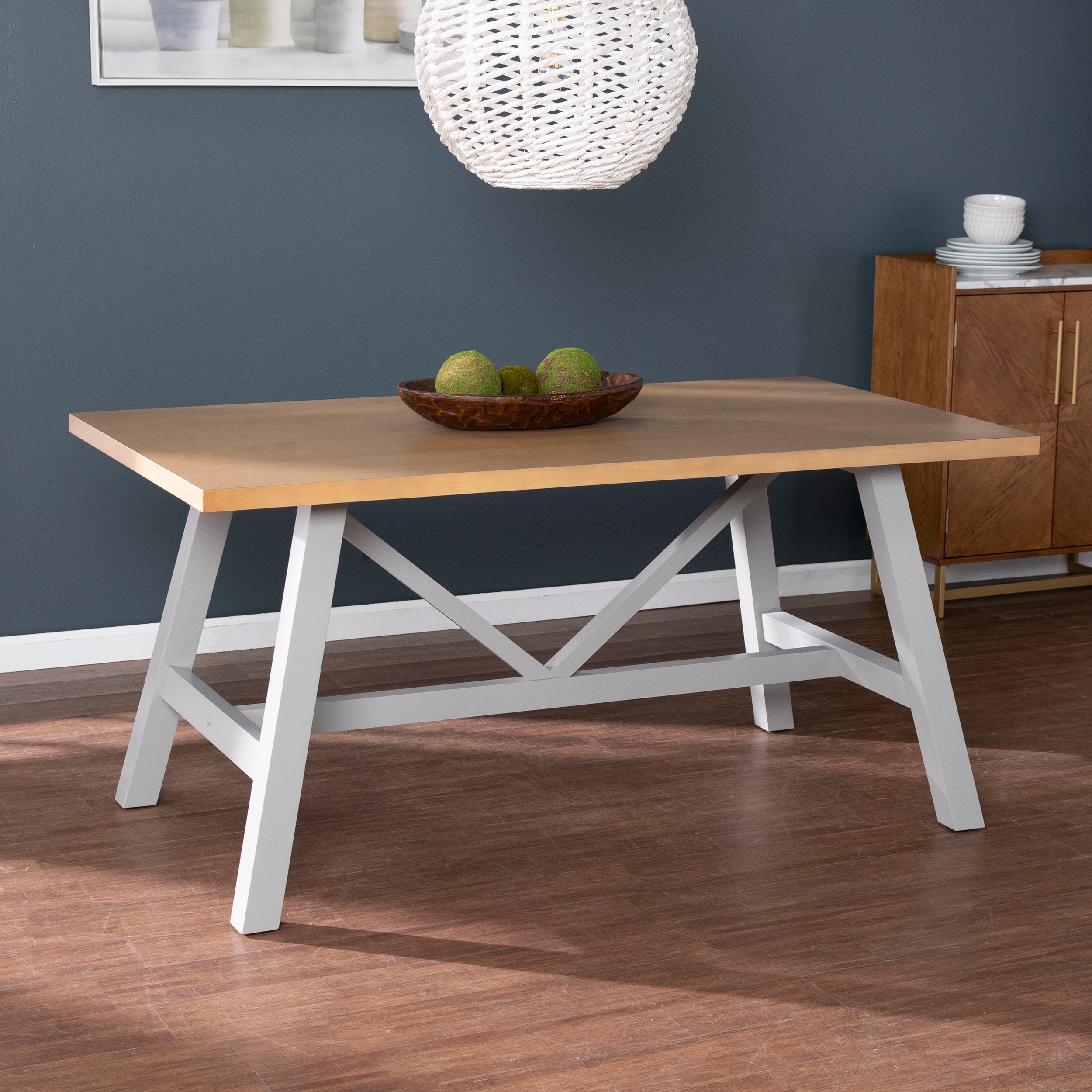 SEI Furniture Hambleden Rectangular Dining Table in the Dining Tables ...