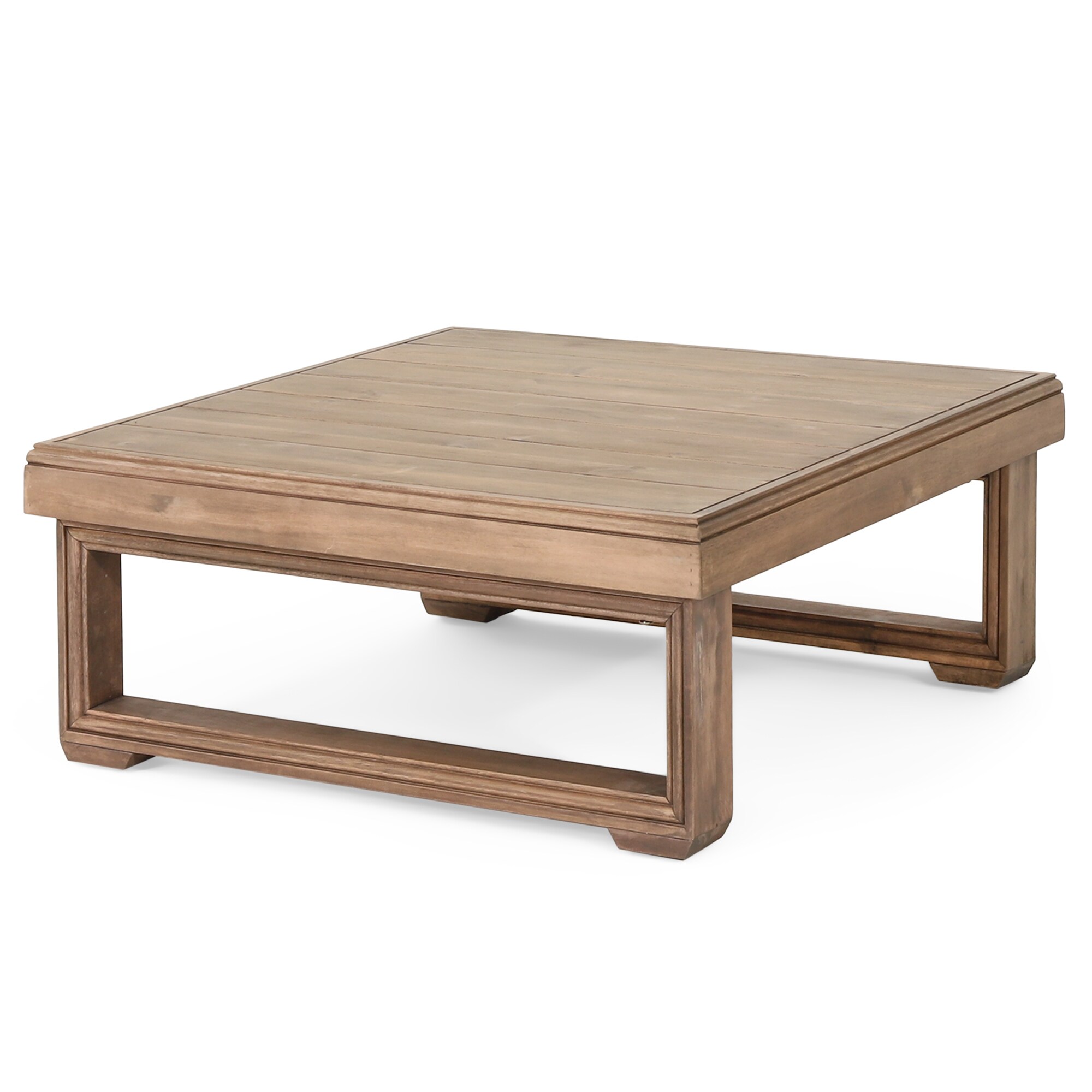 Moda Furnishings Belle Square Outdoor Coffee Table 27.5-in W x 27.5-in ...