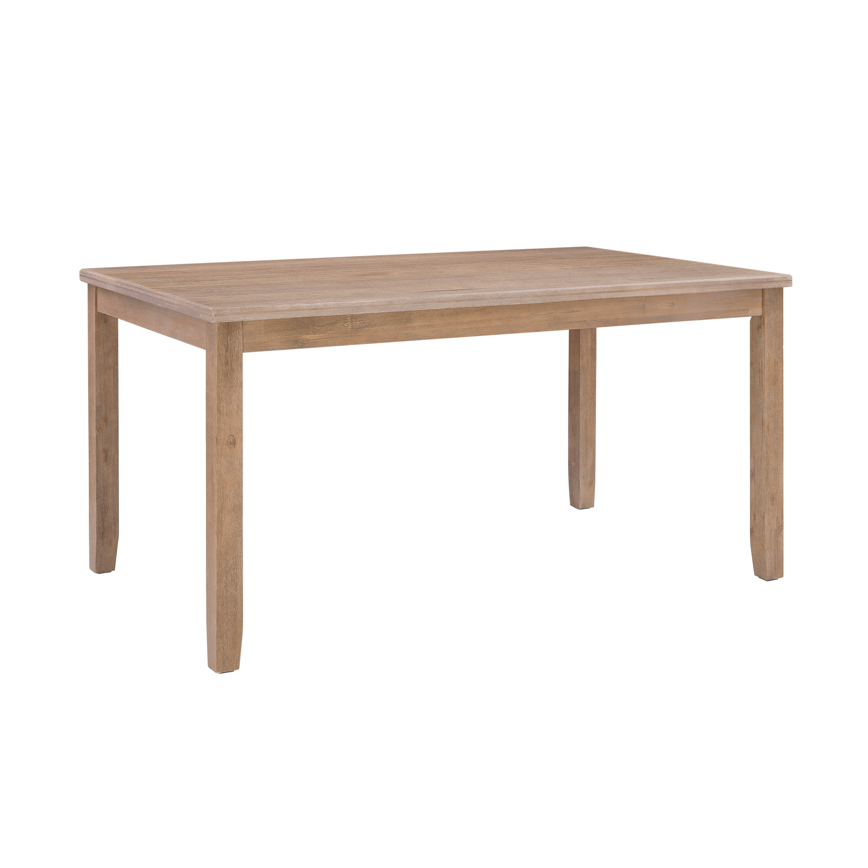 Linon Gray Wash Contemporary/Modern Dining Table, Wood with Gray Wash ...
