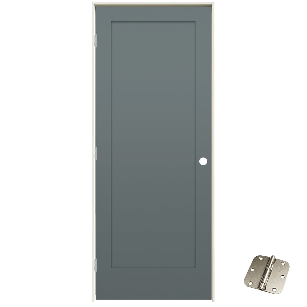 RELIABILT 34-in x 80-in Granite Solid Core 1-panel Right Hand Molded ...