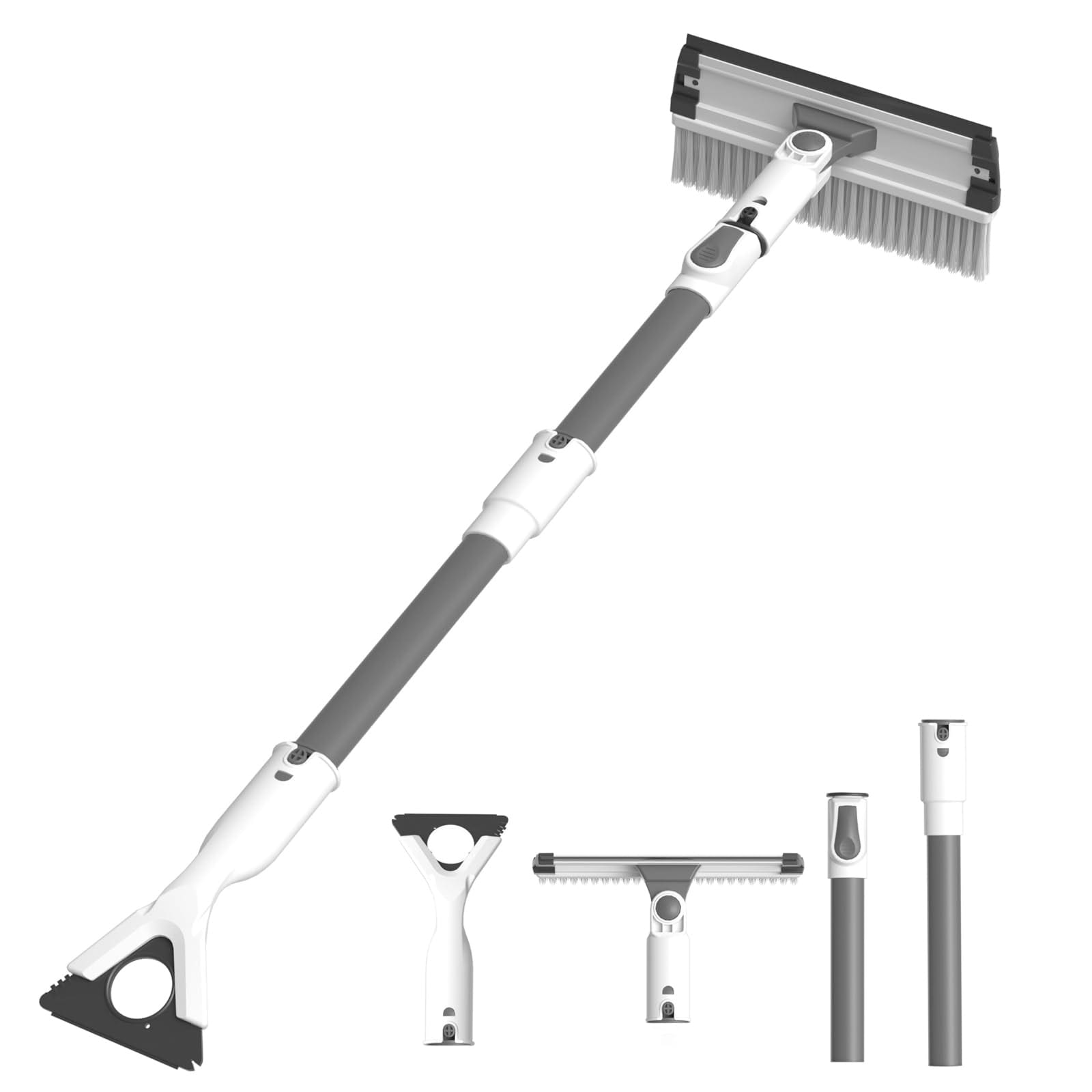 ITOPFOX 47 Inch Extendable Snow Brush and Ice Scraper Kit for Car Truck ...