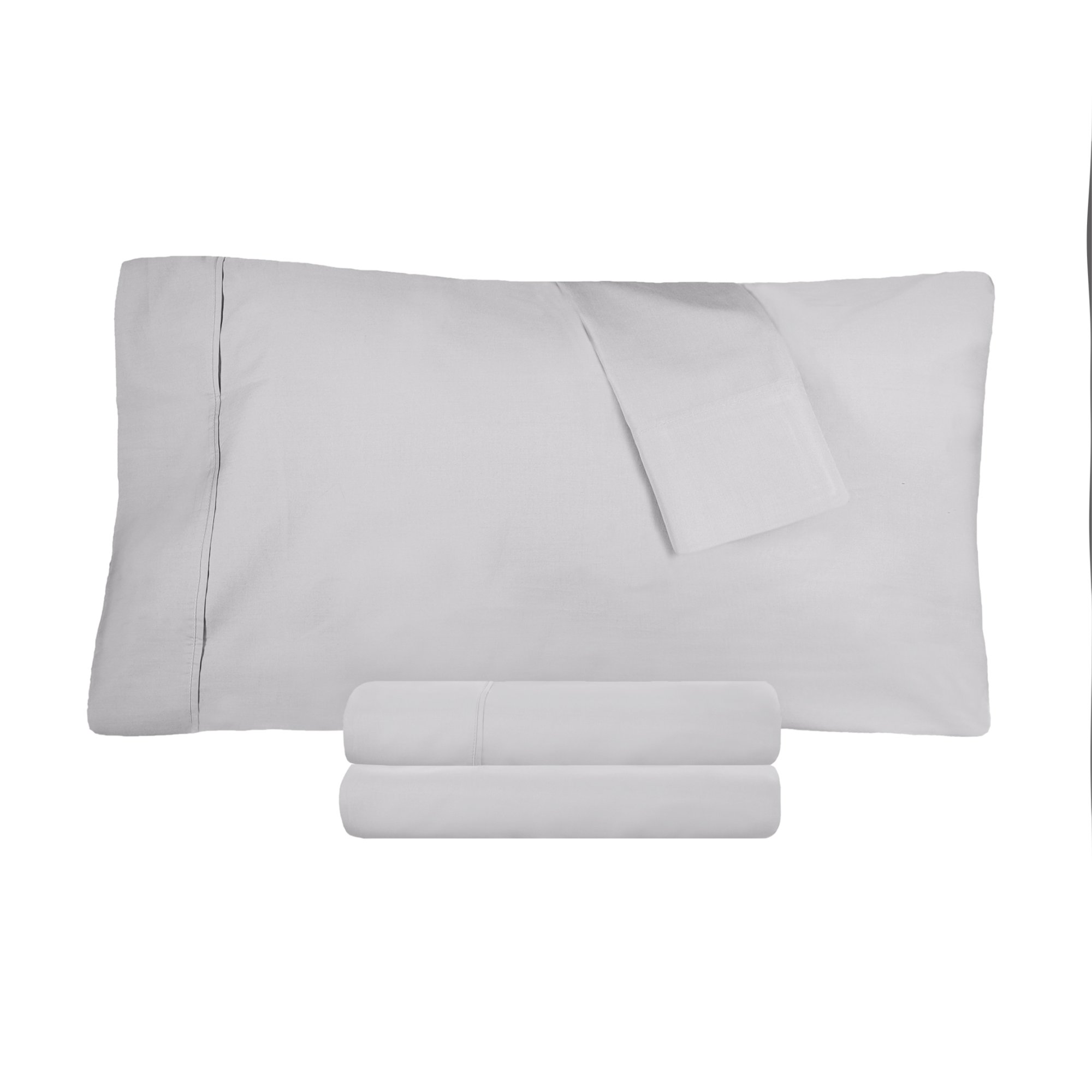 Superior California king 300 -Thread Count Cotton Platinum 4 -Piece Bed ...