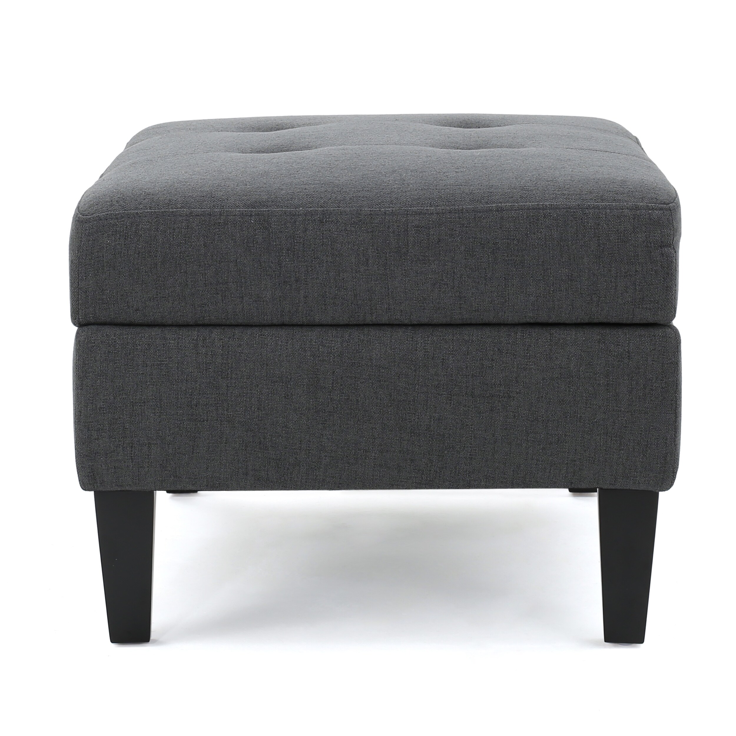 Christopher Knight Home Fabric Storage Ottoman-Dark Gray in the ...