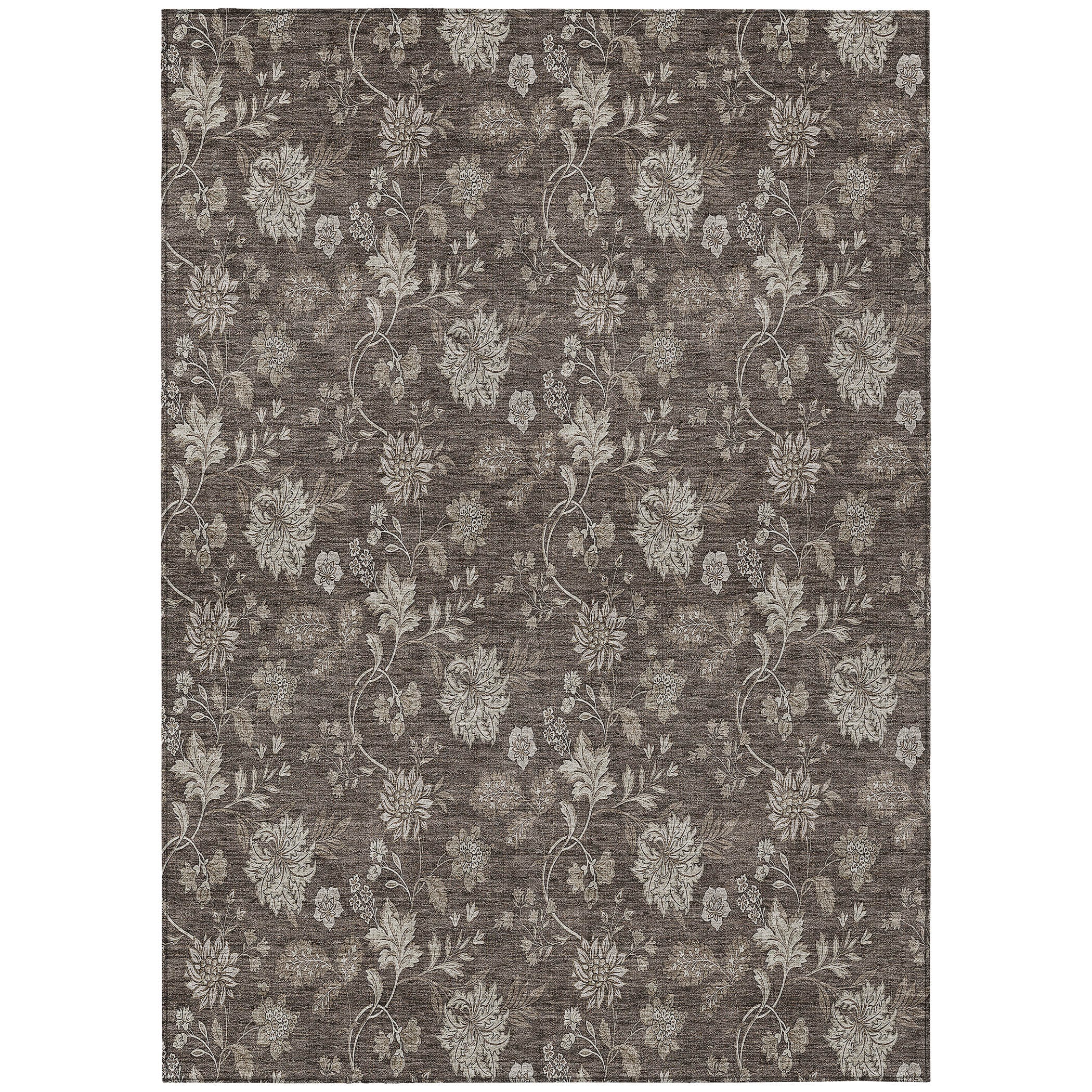 Addison Rugs Chantille 8 X 10 (ft) Chocolate Indoor/Outdoor Geometric ...