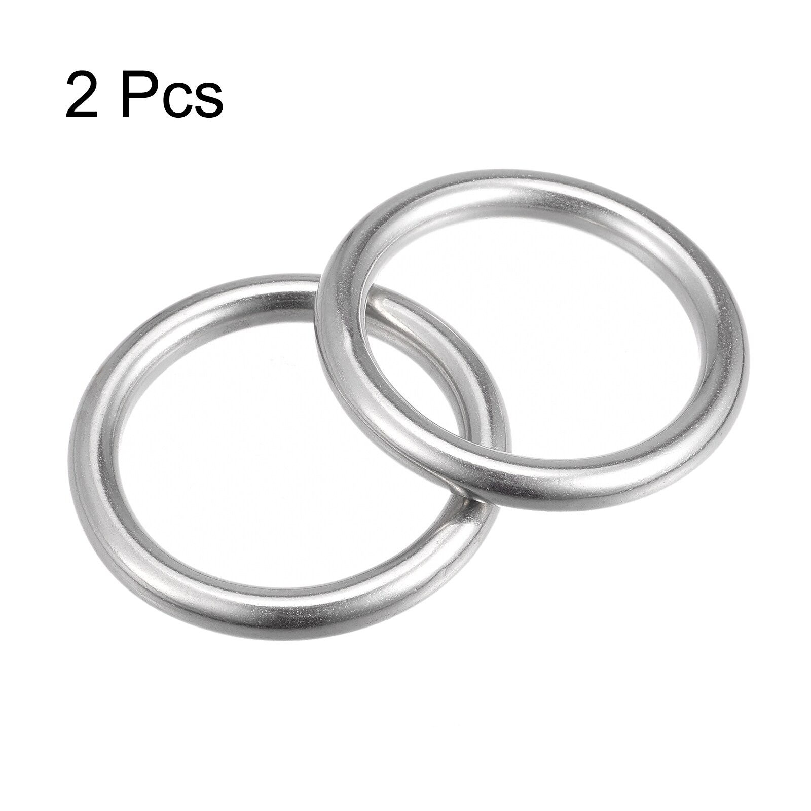 Unique Bargains 316 Stainless Steel Round Ring Welded O-Rings 50mm(1.97 ...