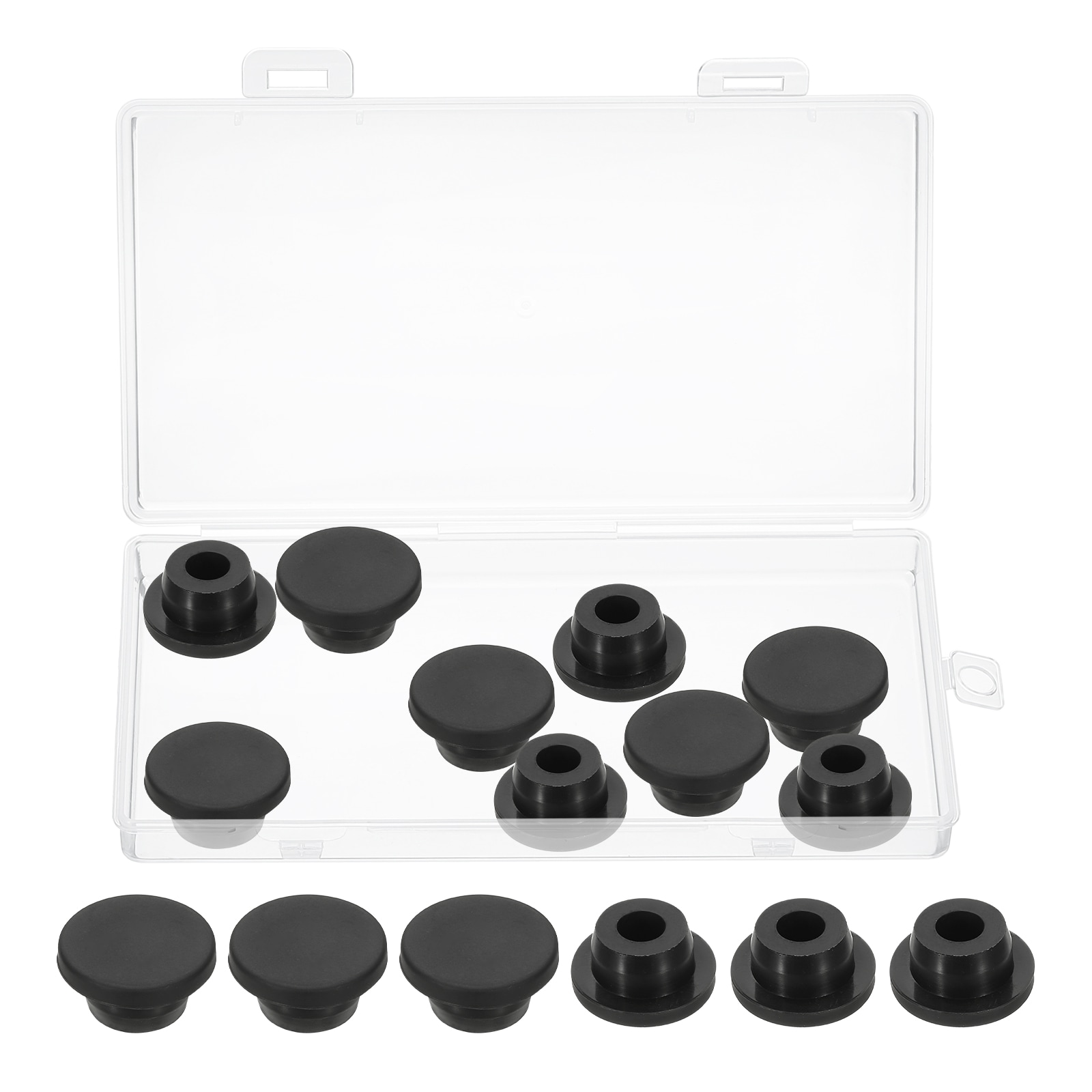 Unique Bargains Silicone Rubber Hole Plug Soft Flexible Stoppers T ...