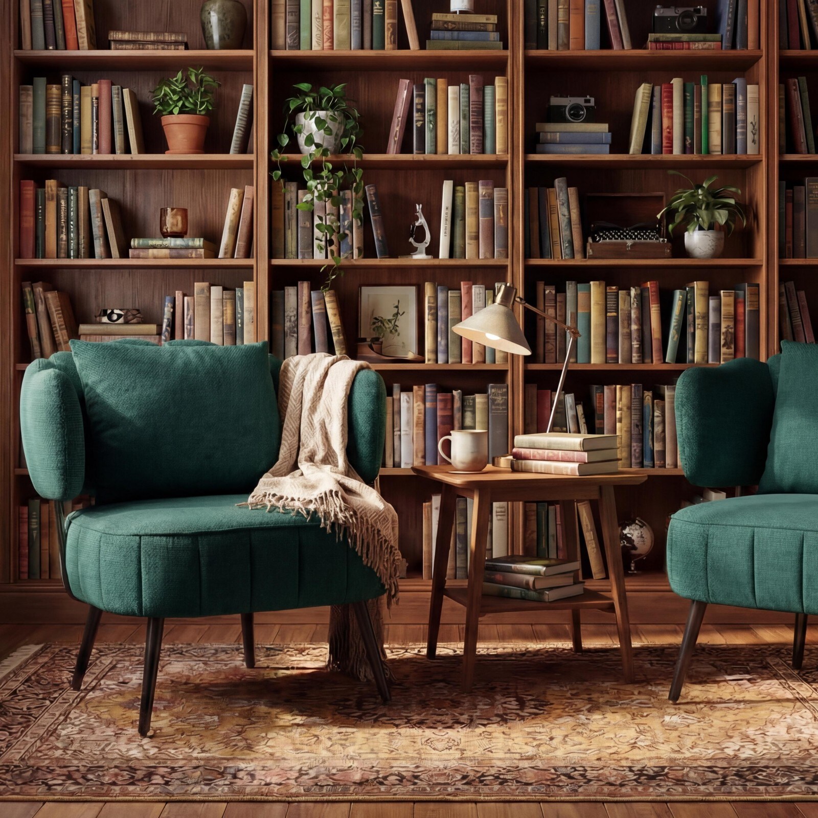 GlasFlength Accent Chair Barrel Chair with Pocket Coil Support Curved ...