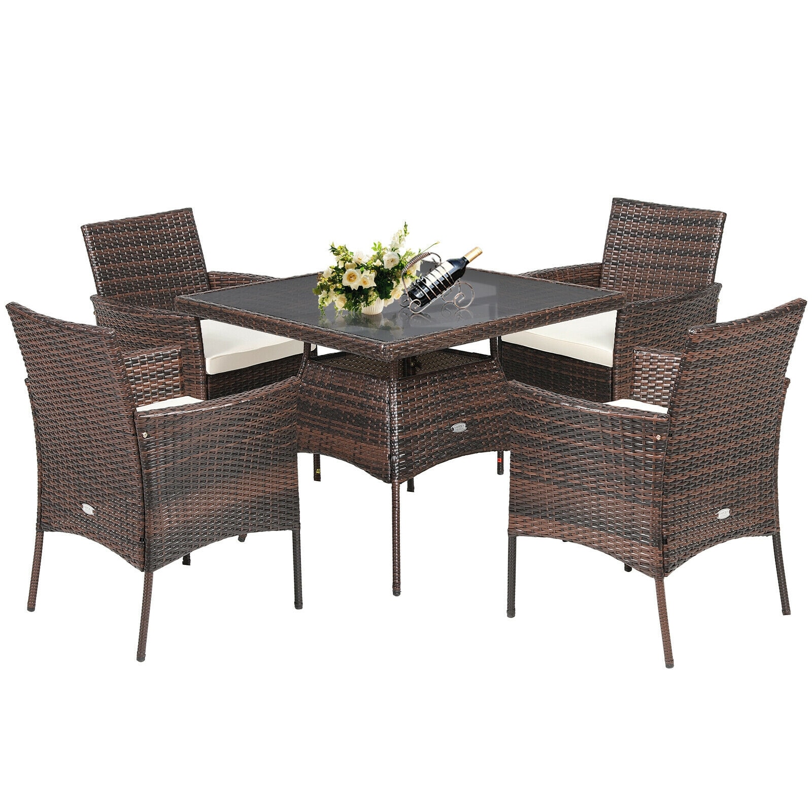 Iseryn 5-Piece Patio Dining Sets at Lowes.com