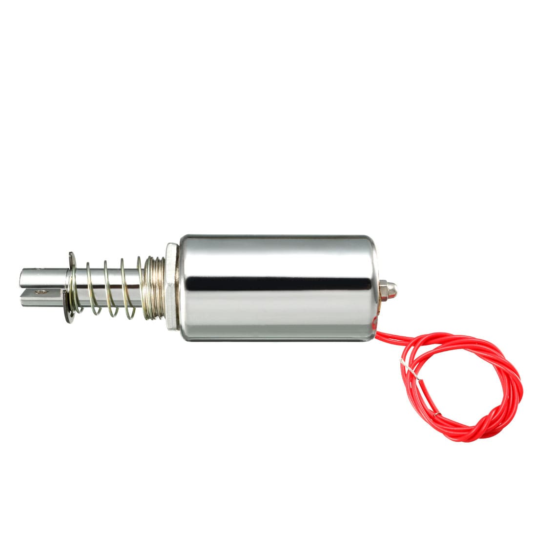 Unique Bargains DC 12V 15N Force 10mm StrokePull Push TypeTubular ...