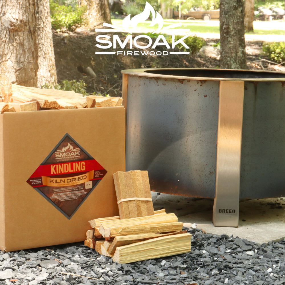 Smoak Firewood Premium Mixed Pine Kindling Rough Cut 8 inch Pieces 18 ...